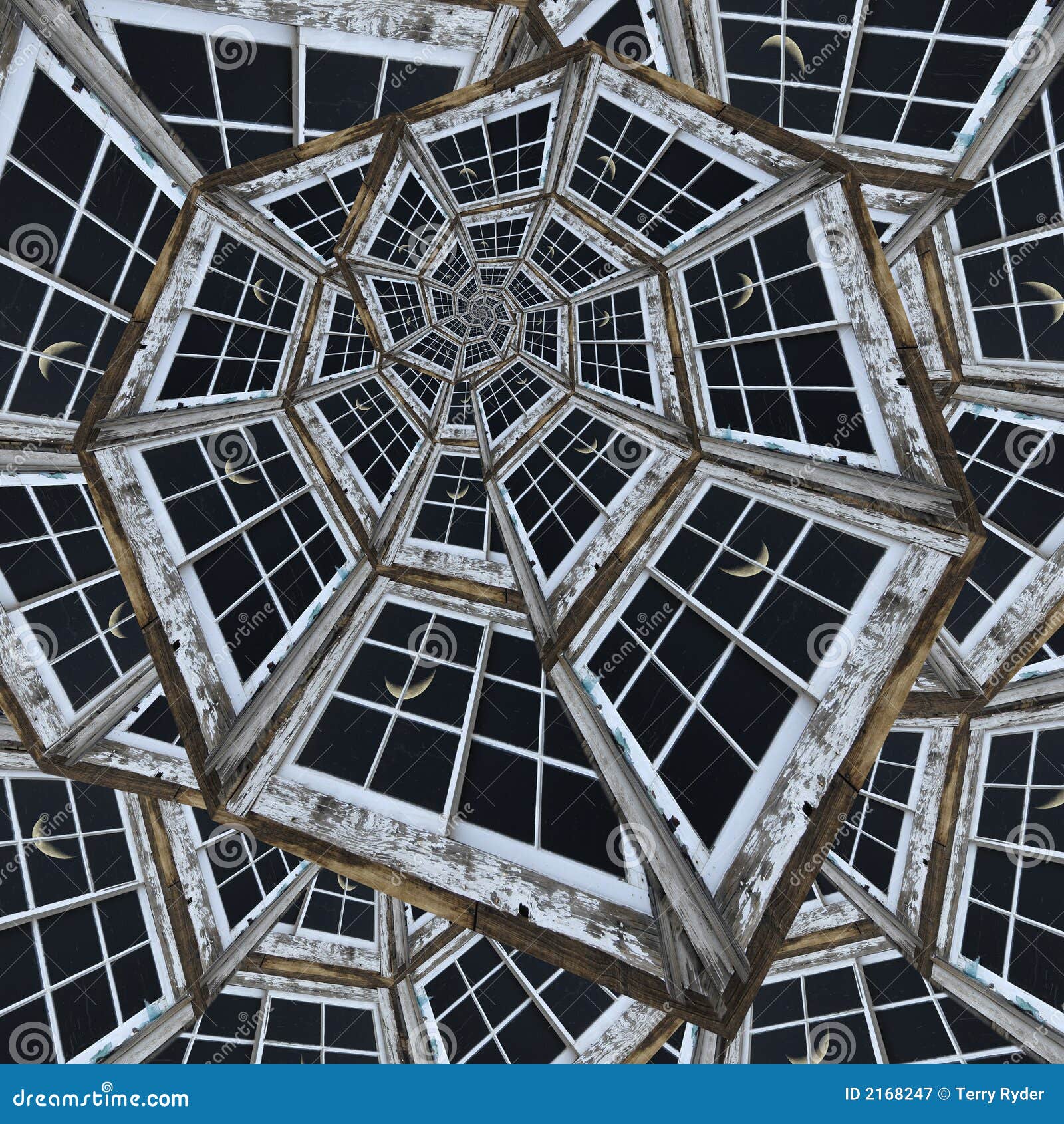 Window Spiraloid stock illustration. Illustration of pattern - 2168247