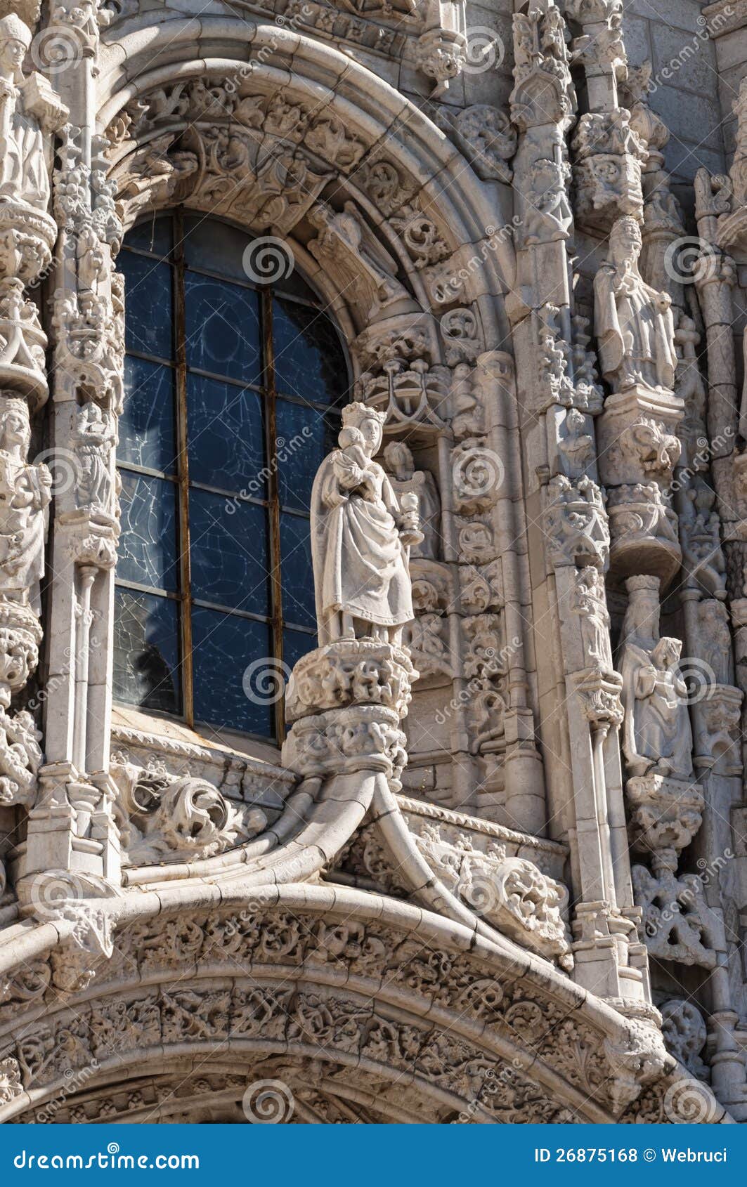 Window and statue stock photo. Image of community, abbey - 26875168