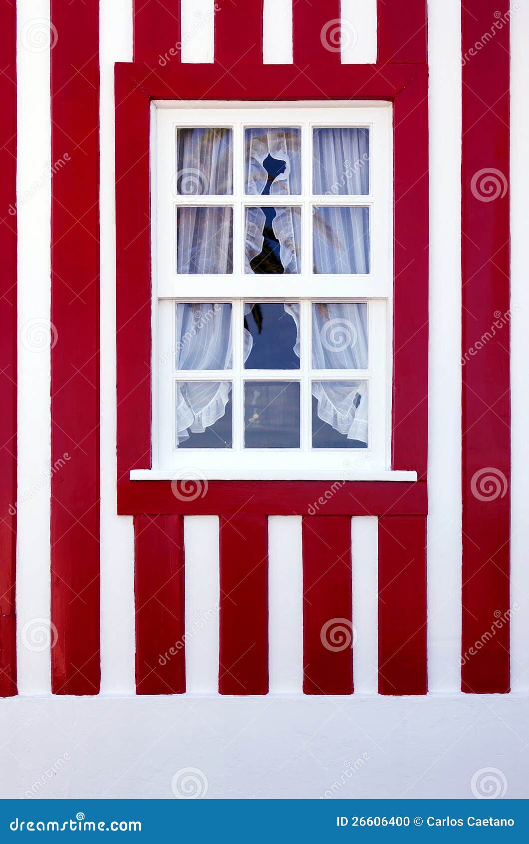 Window on Stripes stock photo. Image of painted, home - 26606400