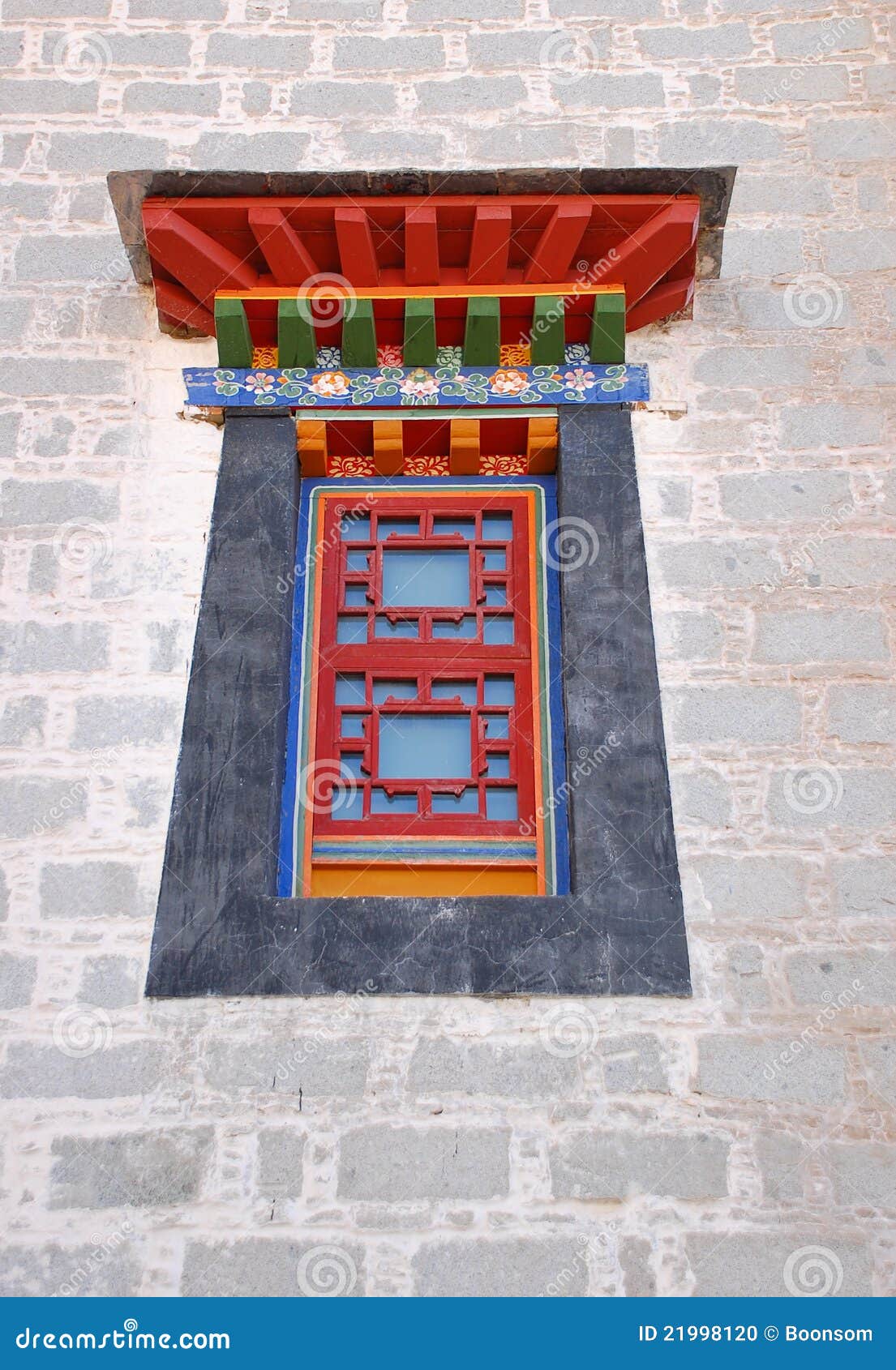 Window Style in Potala Palace Stock Photo - Image of dalai ...