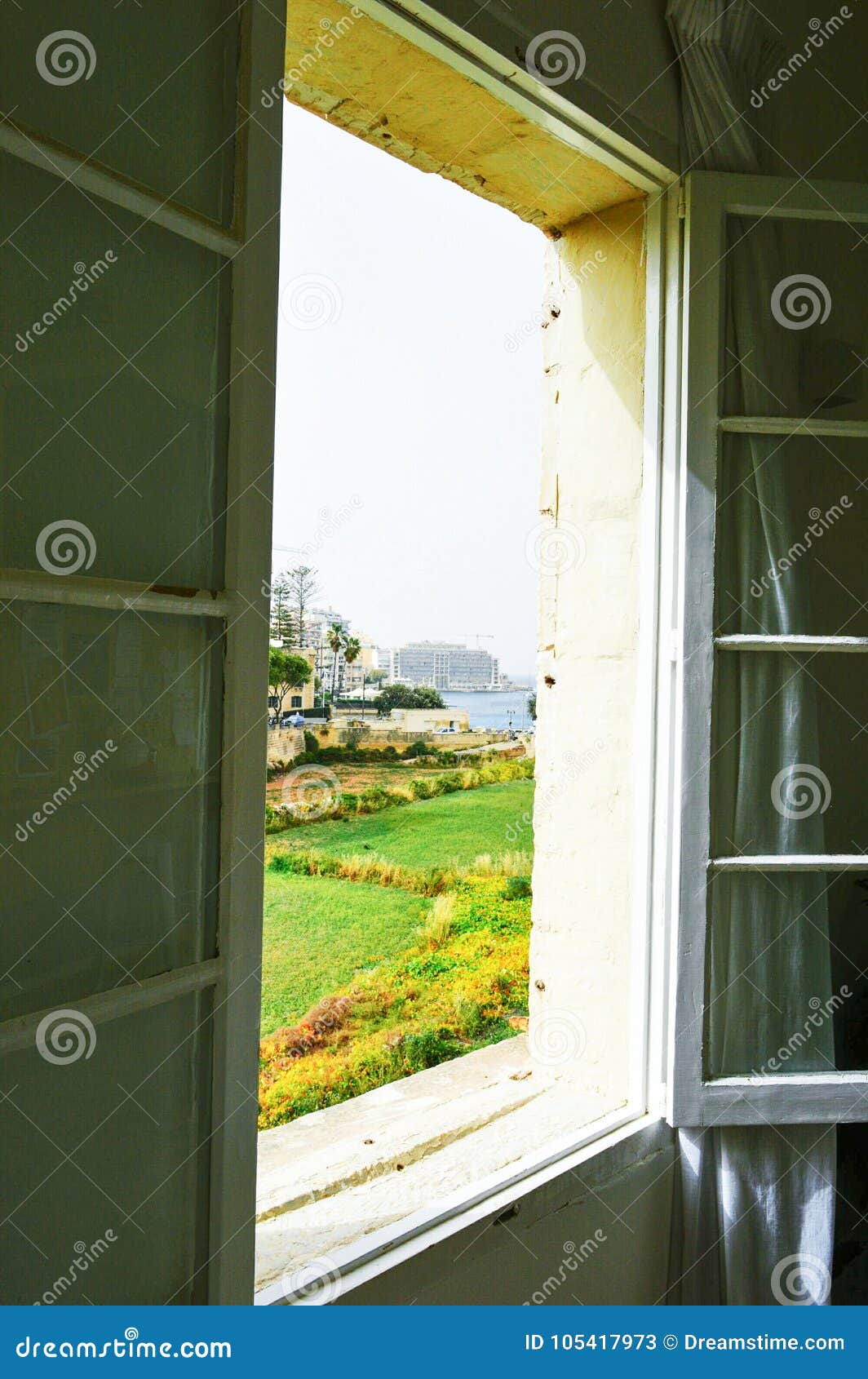 Window stock image. Image of nature, window, green, summer - 105417973