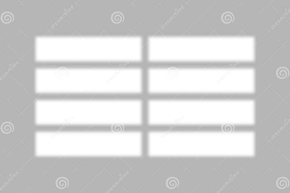 Window Sunlight Shadow Overlay Effect Mockup Stock Illustration ...