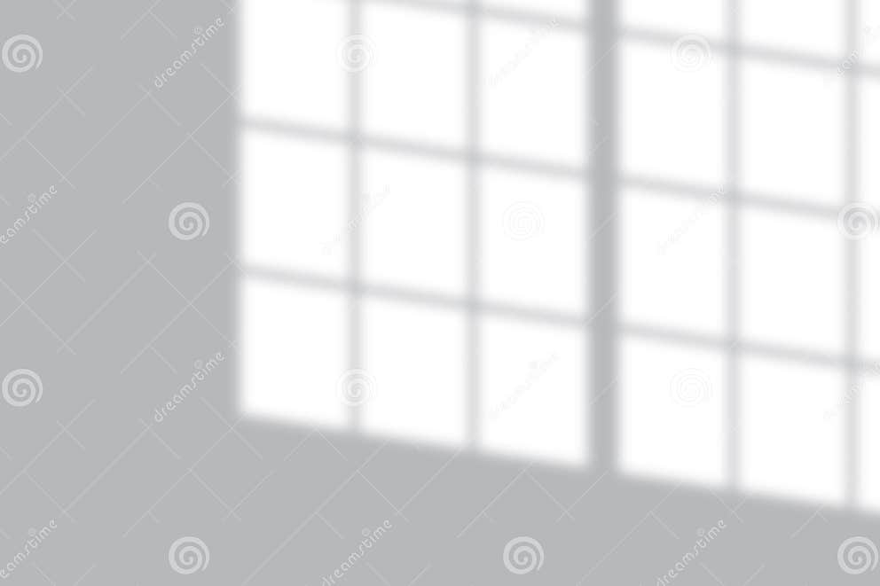 Window Sunlight Shadow Overlay Effect Mockup Stock Illustration ...