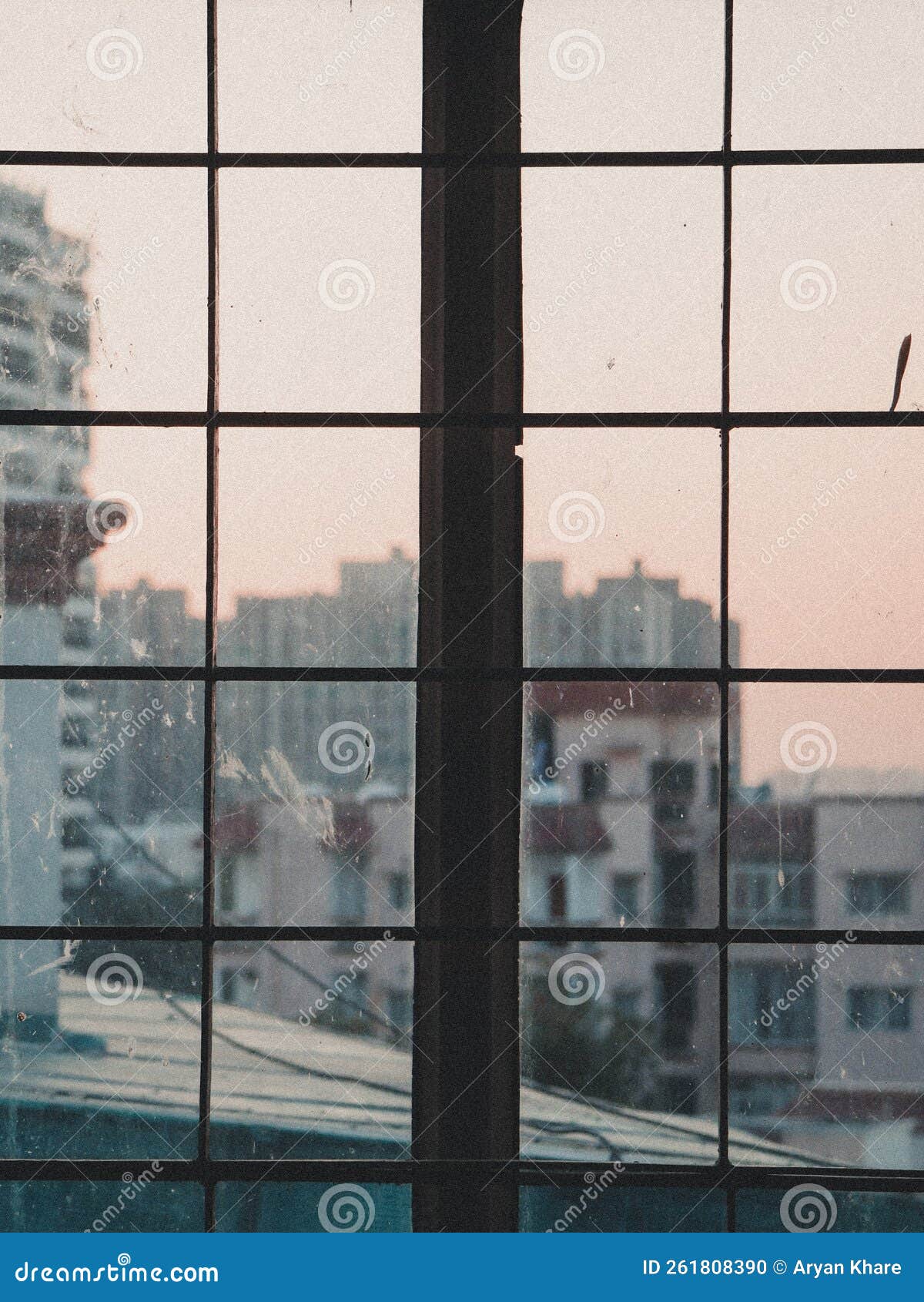 Window Sunset City Architecture World Stock Photo - Image of sunset ...