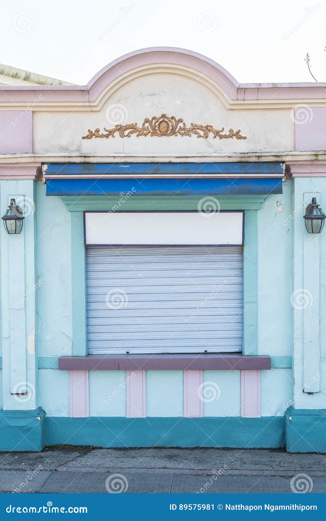 Window ,surface of Cargo,warehouse in Old Industrial Zone Stock Image ...
