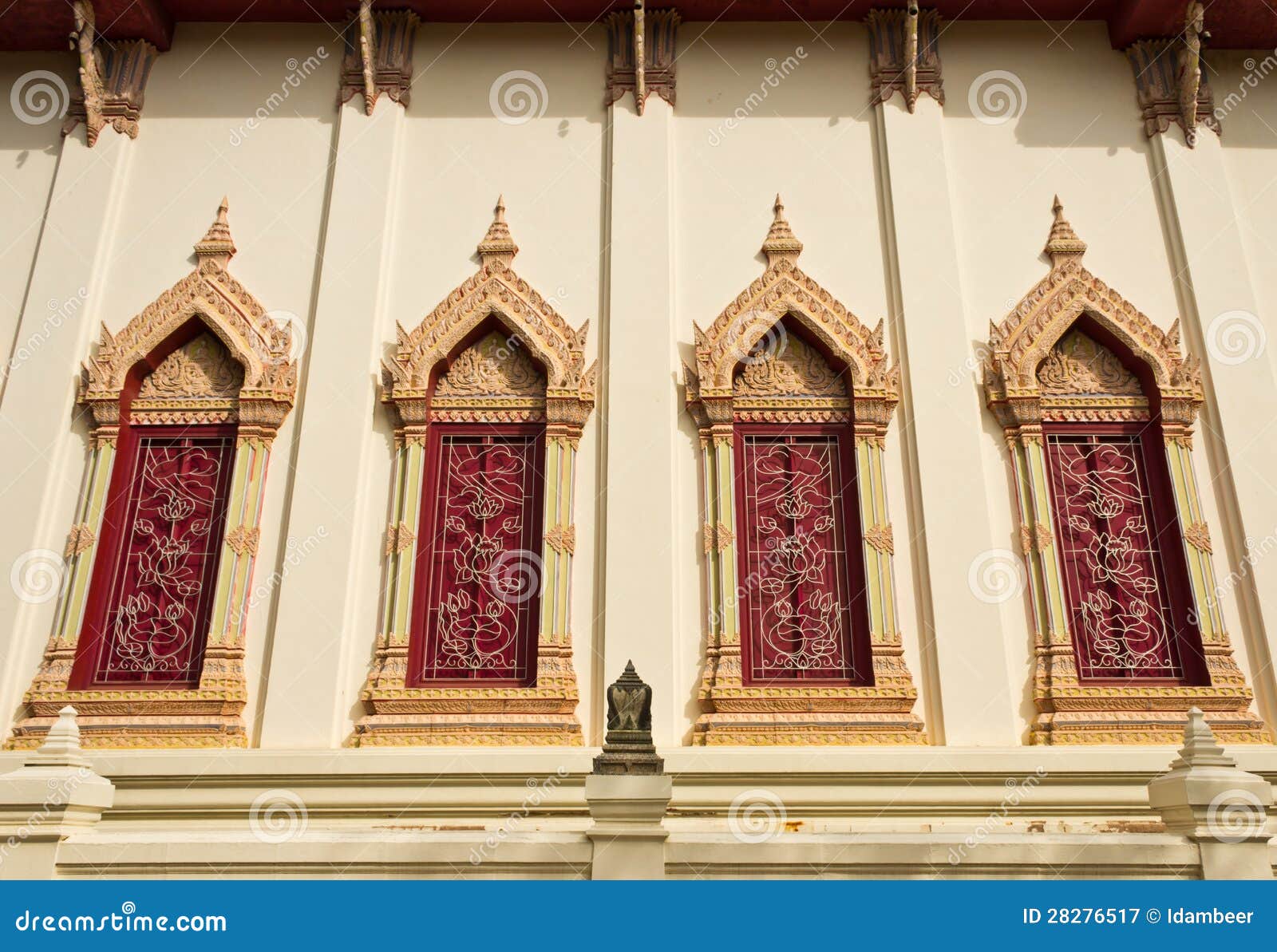 Window of temple stock image. Image of thai, palace, decorative - 28276517