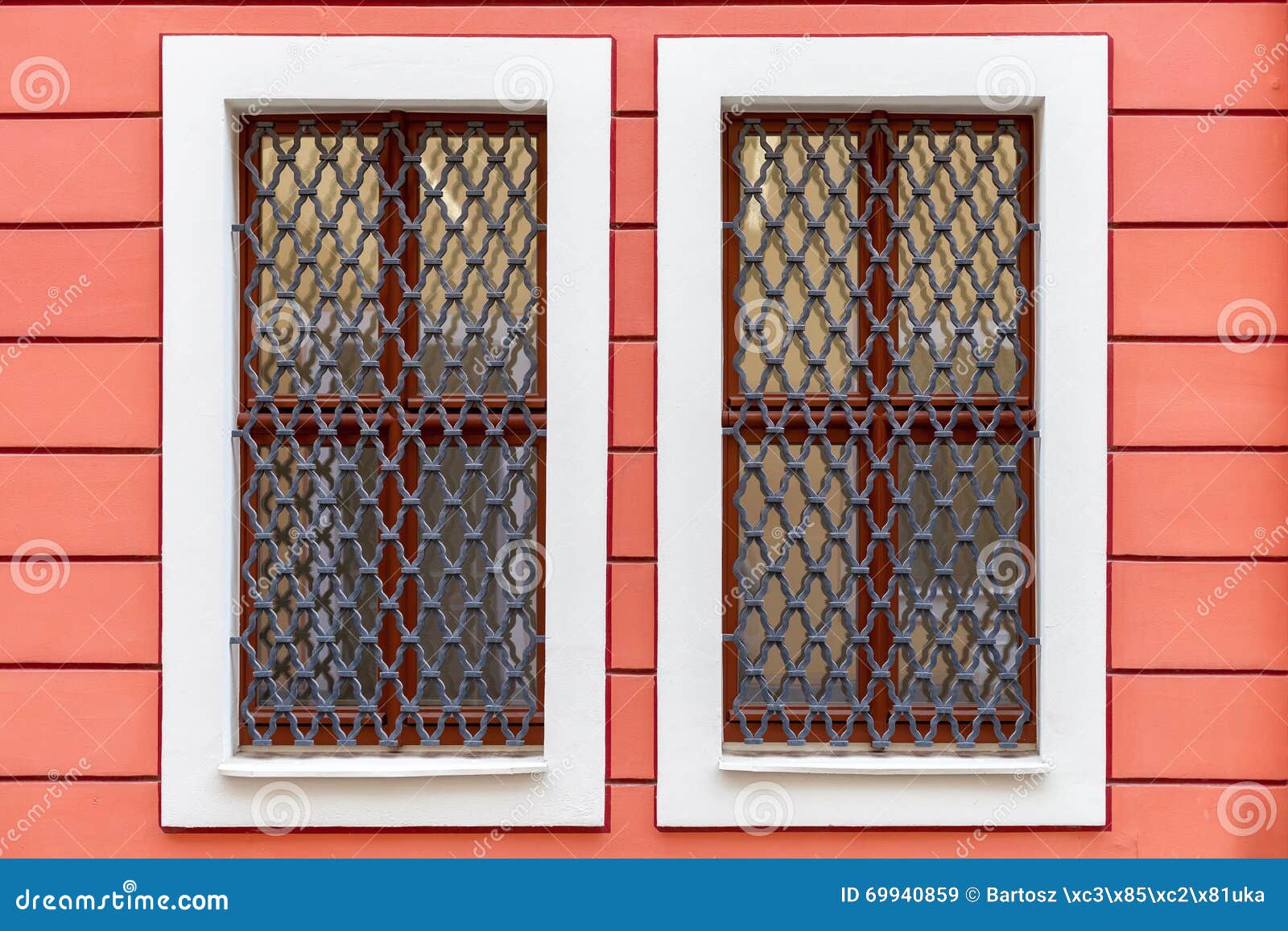 A Window in the Tenement House Stock Image - Image of iron, outdoor ...