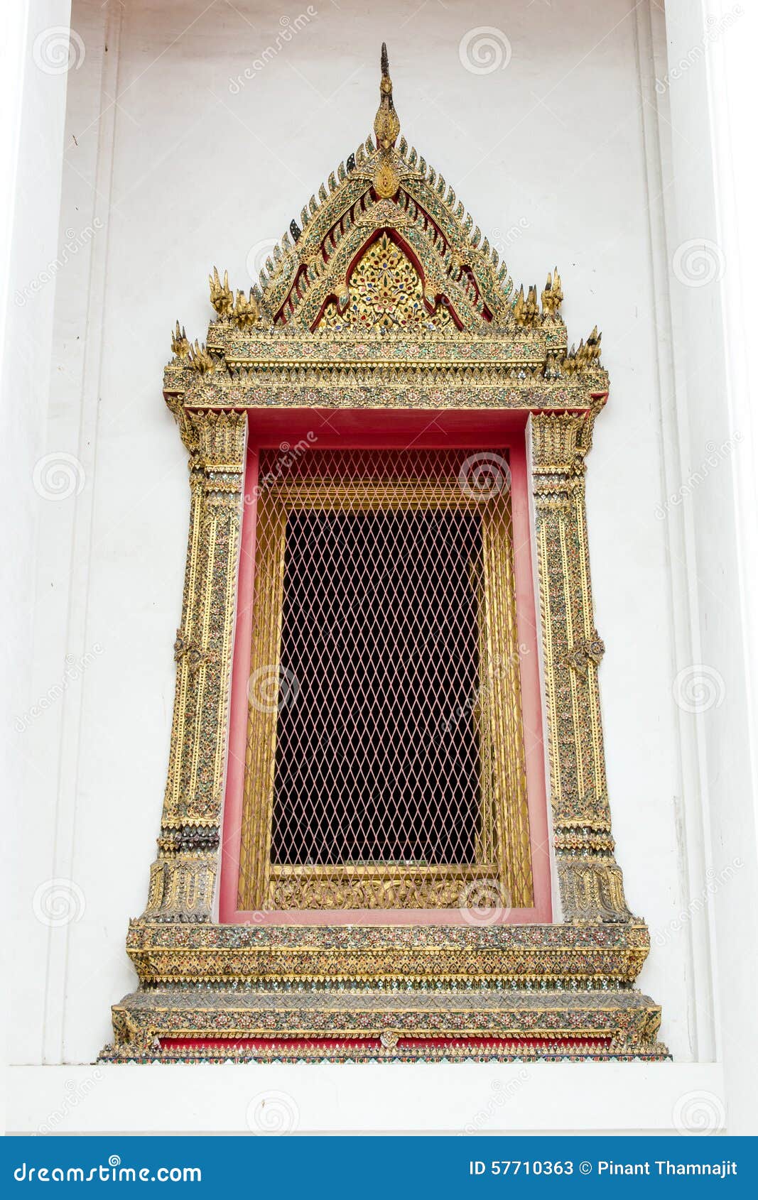 Window of Thai temple stock image. Image of texture, thailand - 57710363