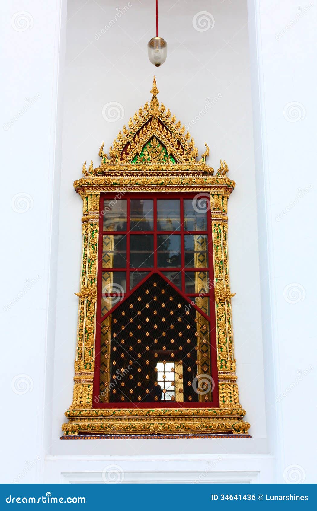 Window thai temple stock photo. Image of open, design - 34641436