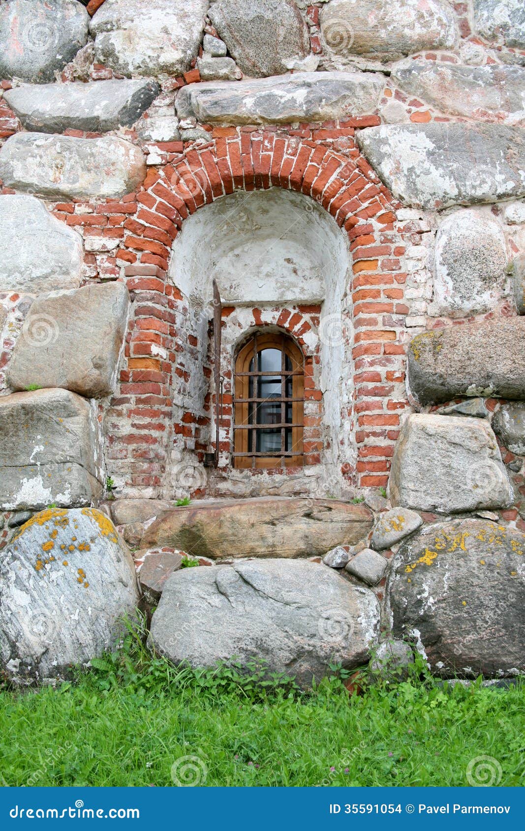 Window in the thick wall stock photo. Image of masculine - 35591054