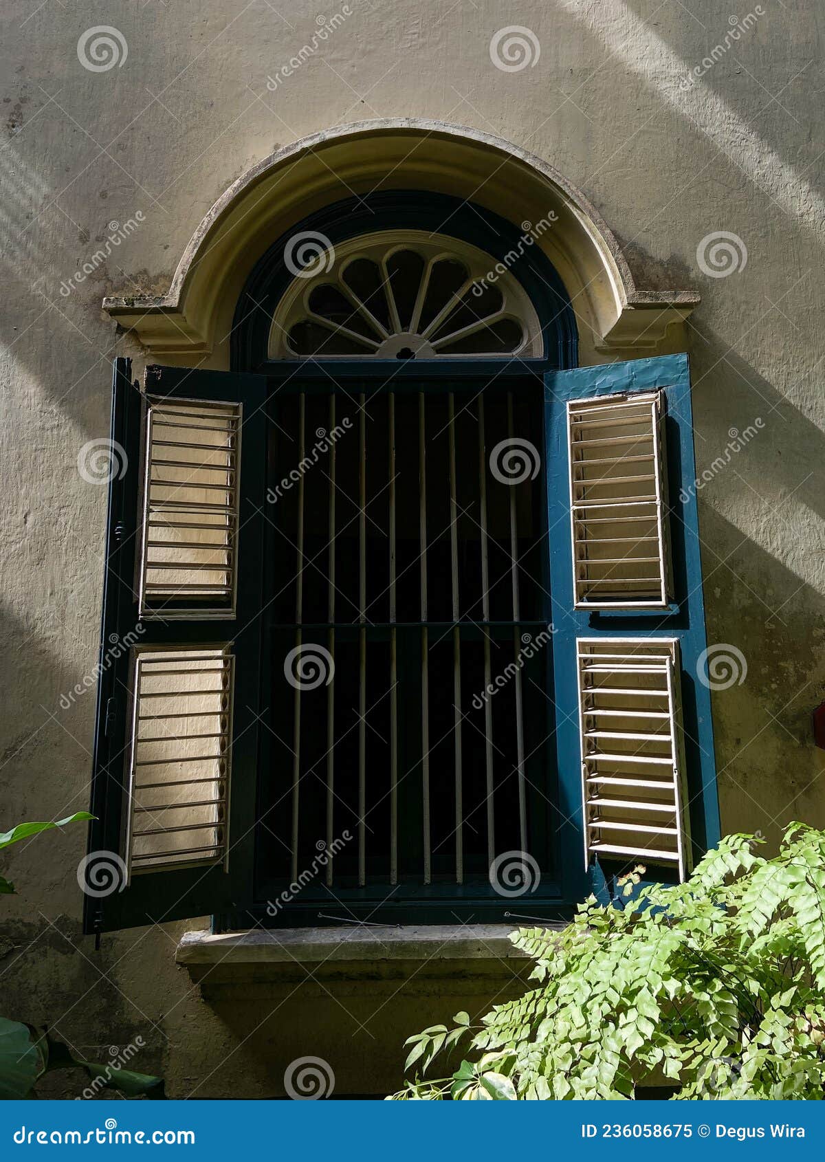 Window stock image. Image of tjong, mansion, indonesia - 236058675