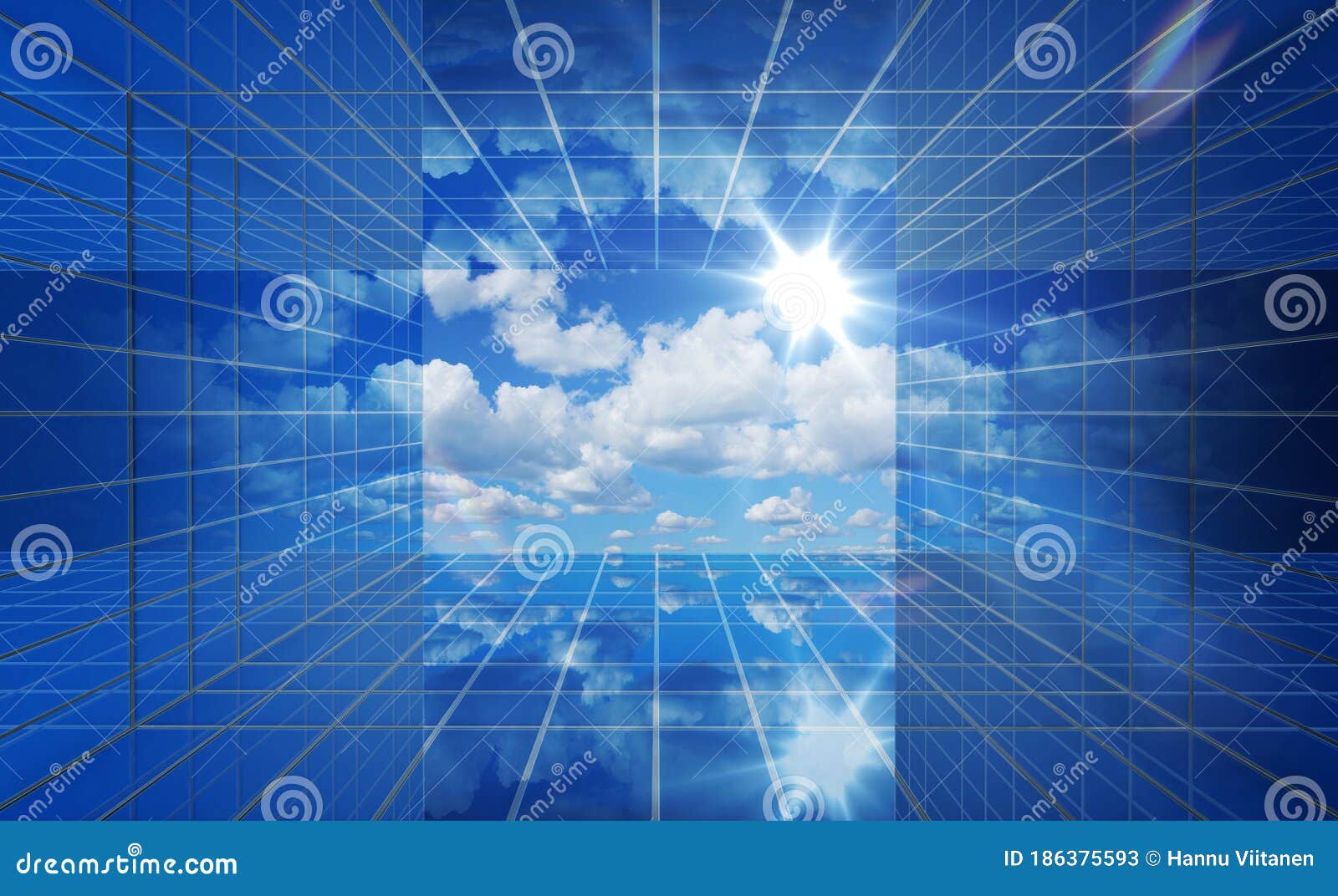 Window To Clean Future Ahead Stock Illustration - Illustration of ...