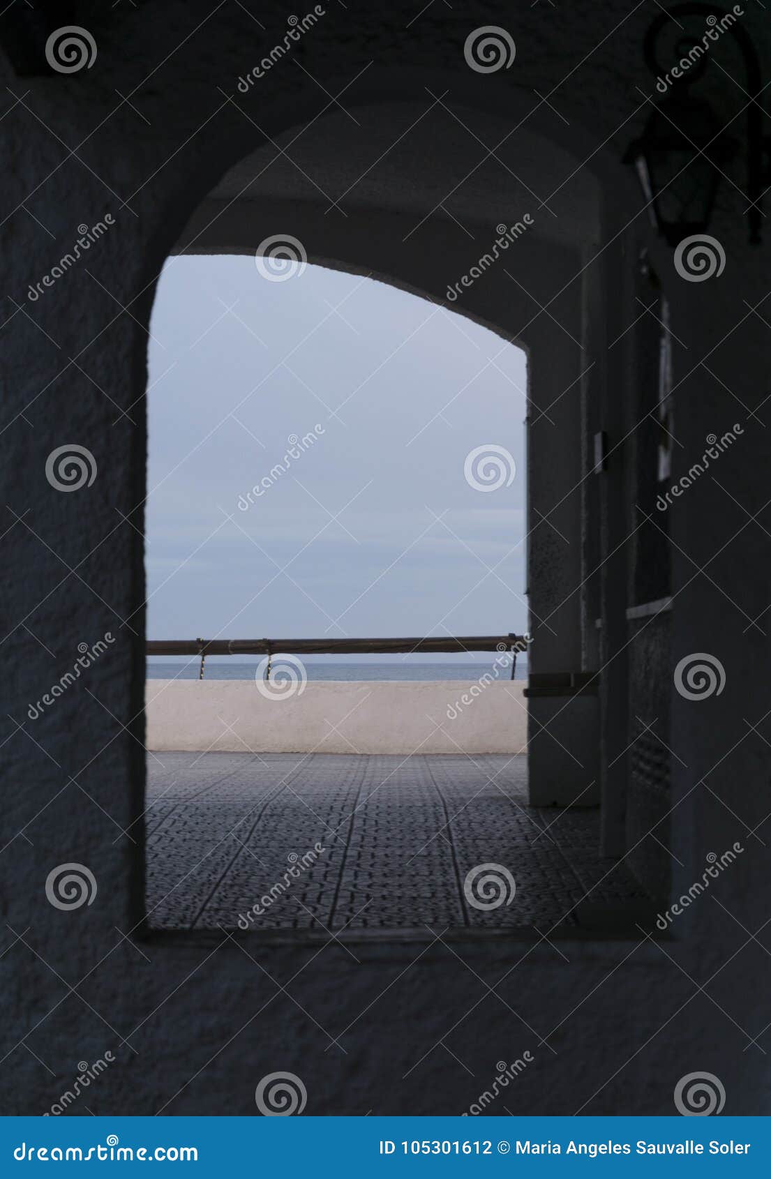 Window to the sea. stock photo. Image of landscape, vacation - 105301612