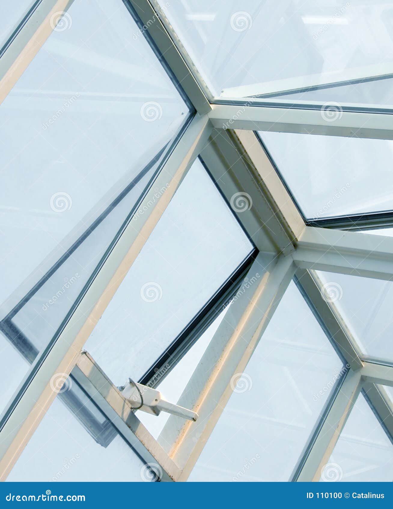 Window to sky stock photo. Image of transparent, room, alluminium - 110100