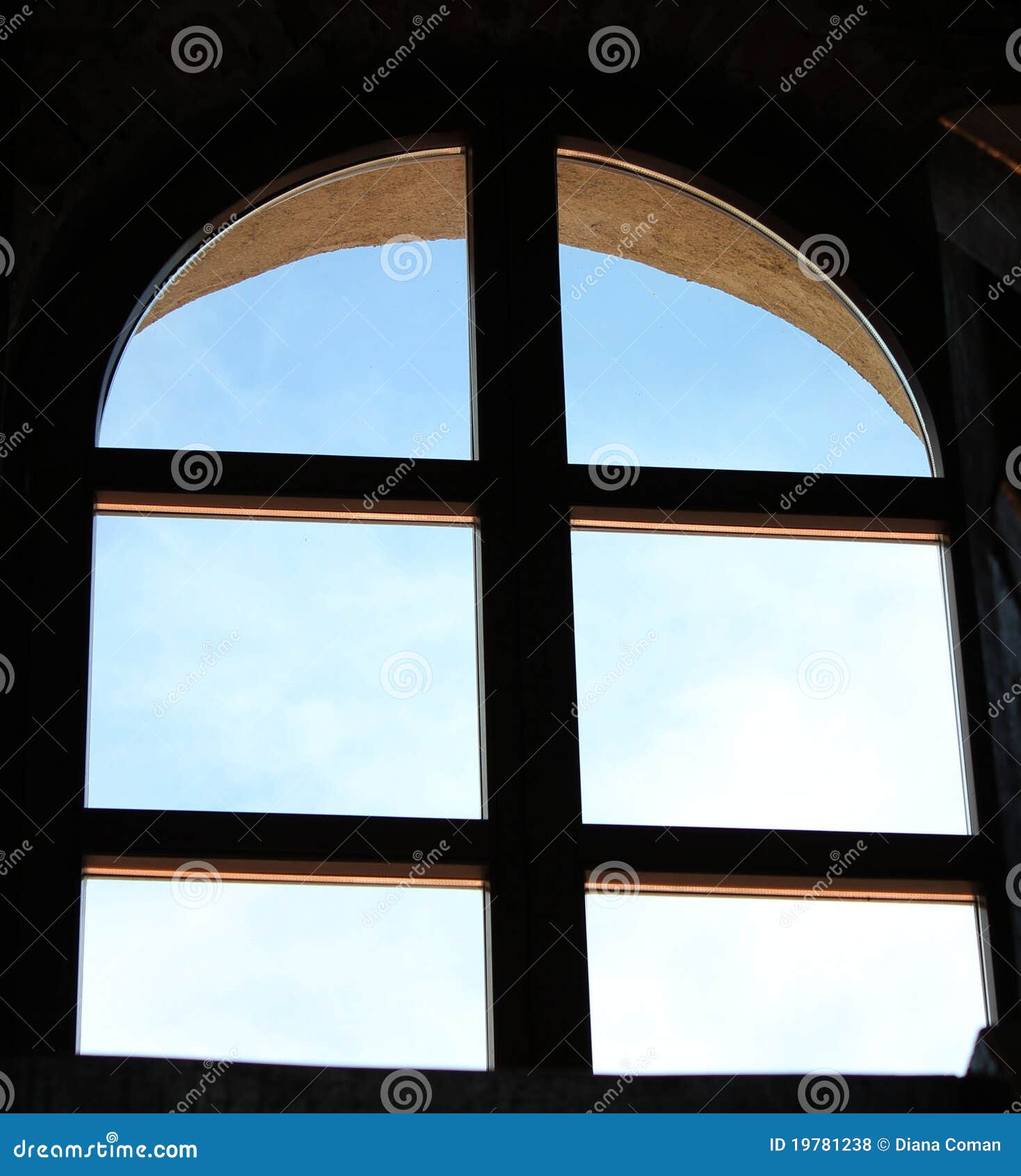 Window to the sky stock photo. Image of voult, success - 19781238