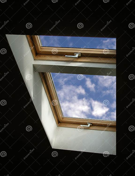 Window to sky stock image. Image of clouds, open, room, outdoor - 23699