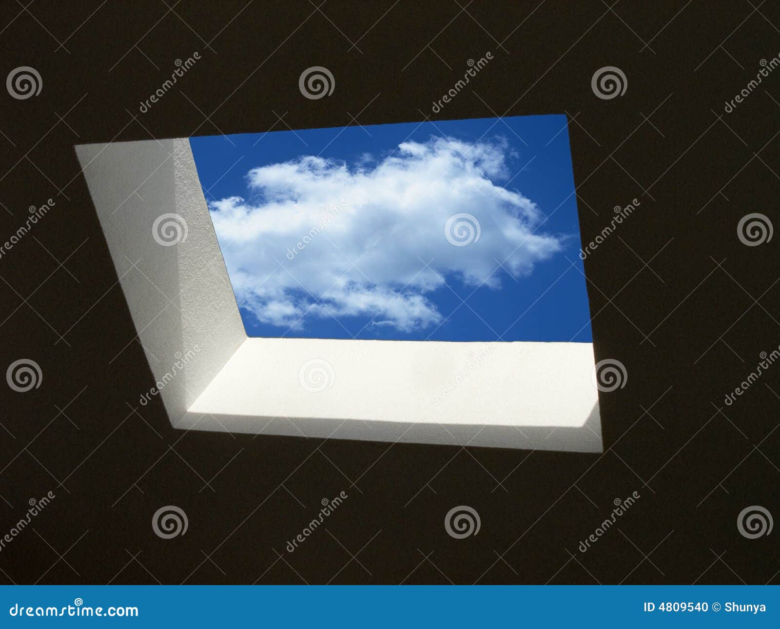 Window to the sky stock photo. Image of architecture, window - 4809540