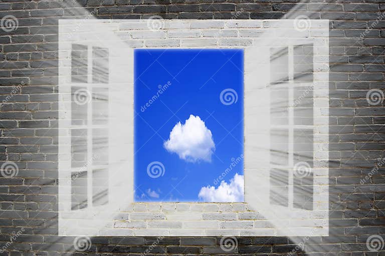 Window to the sky stock photo. Image of clear, heaven - 6605790