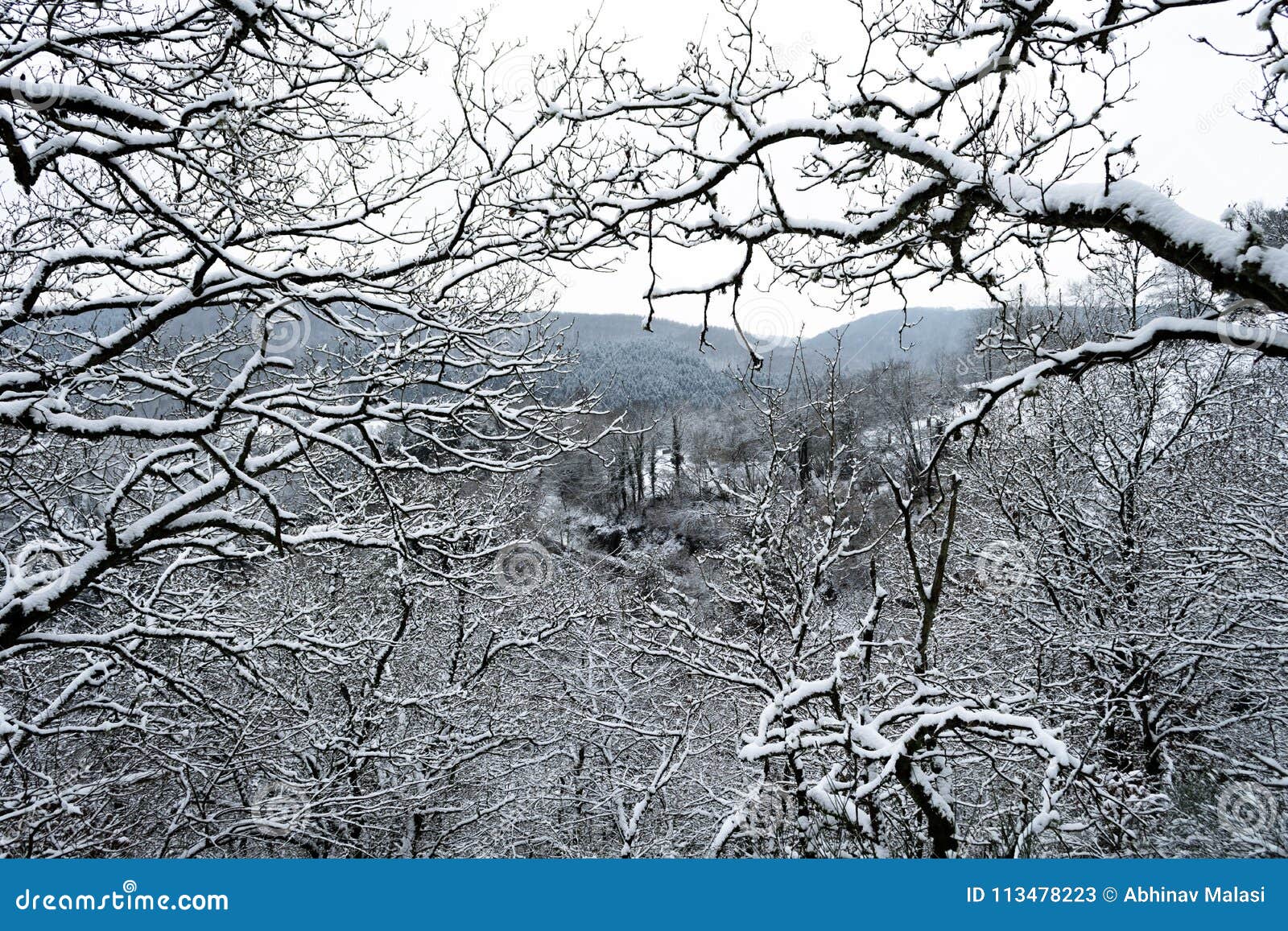 Window to the snowy abyss stock image. Image of space - 113478223