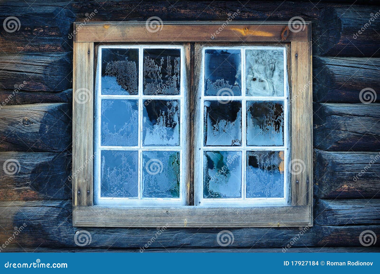Window of a Traditional Norwegian Hut Stock Photo - Image of fairy ...
