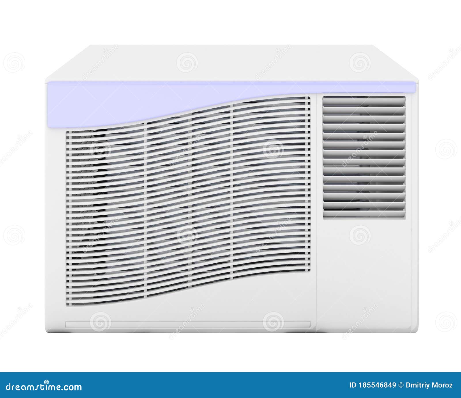Window Unit Air Conditioner Stock Illustration - Illustration of ...