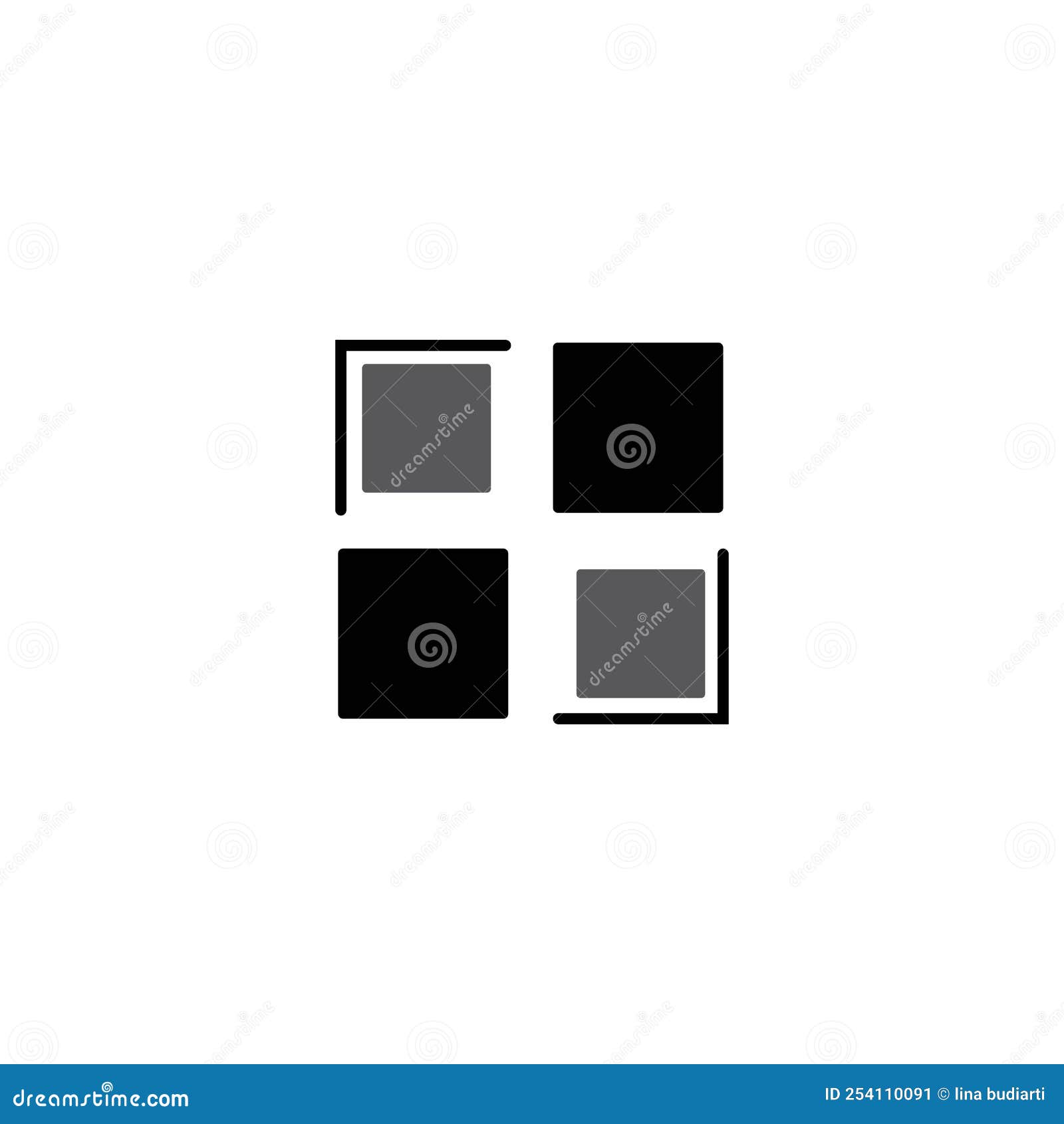 Window vector icon stock vector. Illustration of open - 254110091