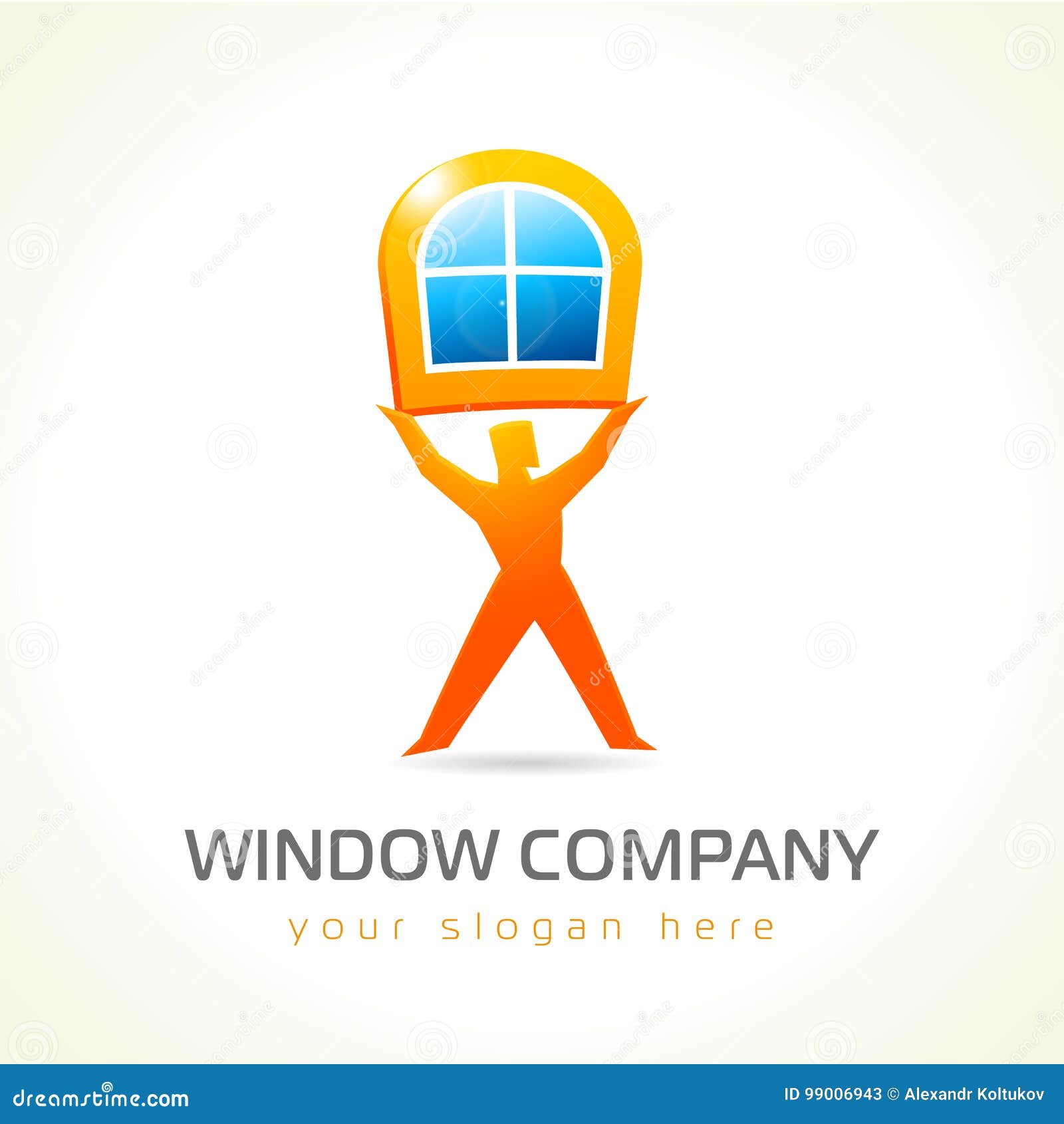 Window vector logo stock vector. Illustration of company - 99006943