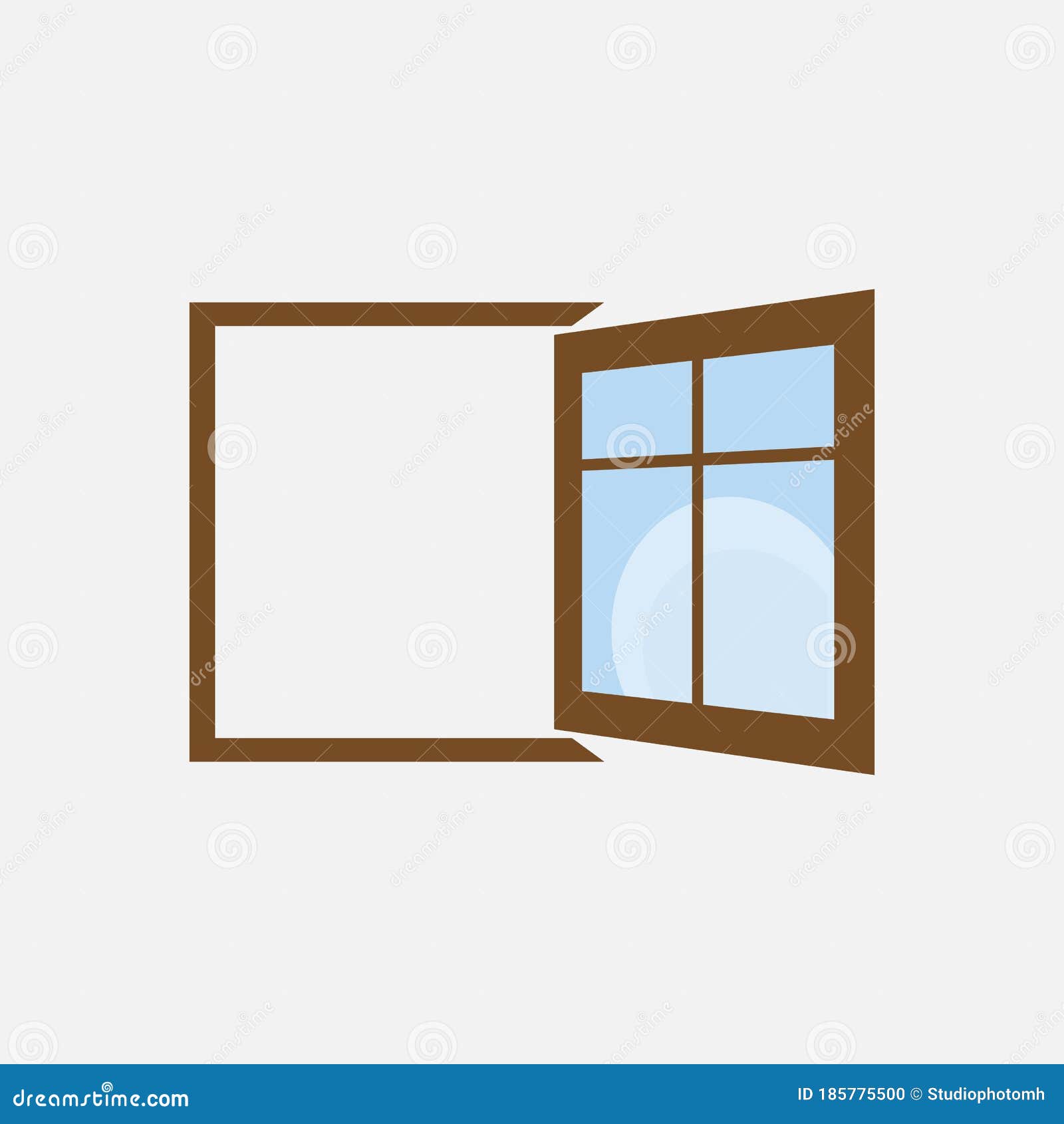 Window. Vector Simple Modern Icon Design Illustration Stock Vector ...