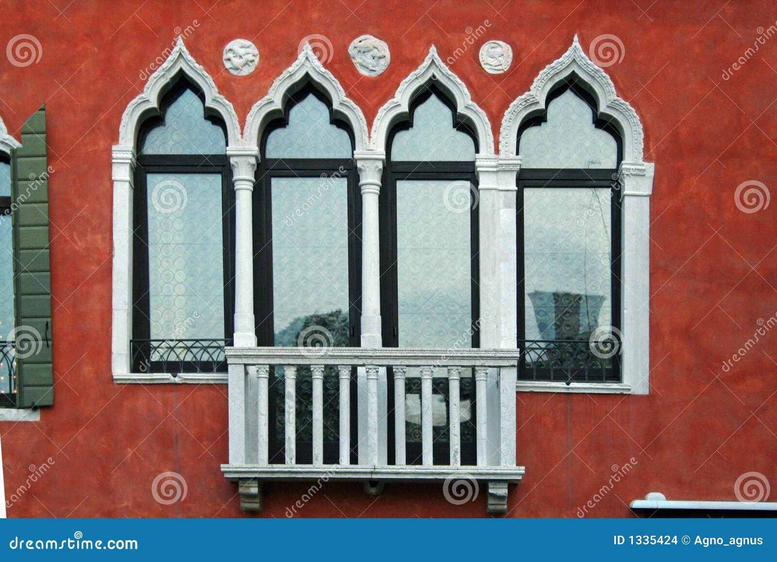 Window of Venice stock photo. Image of house, italy, facade - 1335424