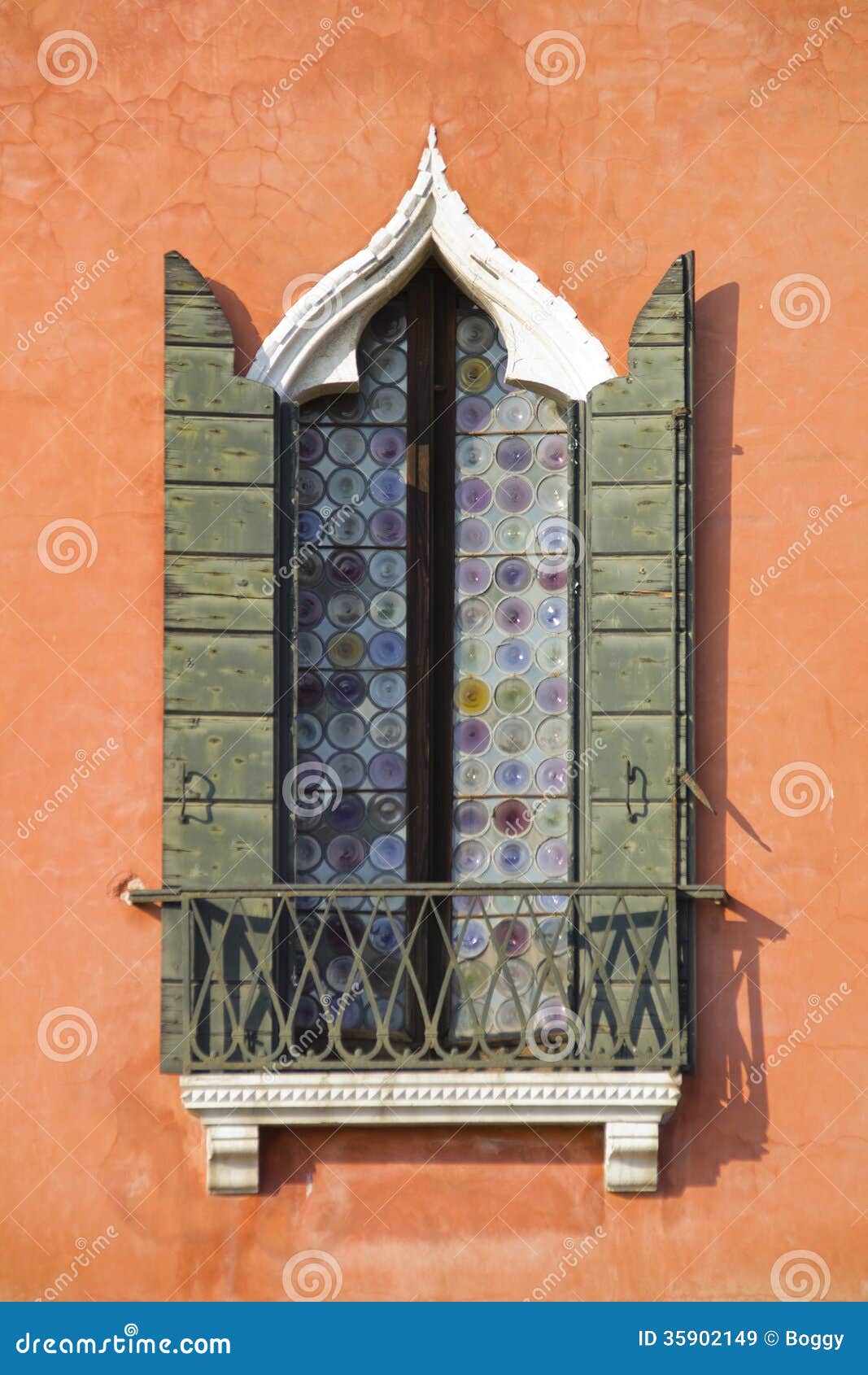 Window from Venice, Italy stock image. Image of close - 35902149