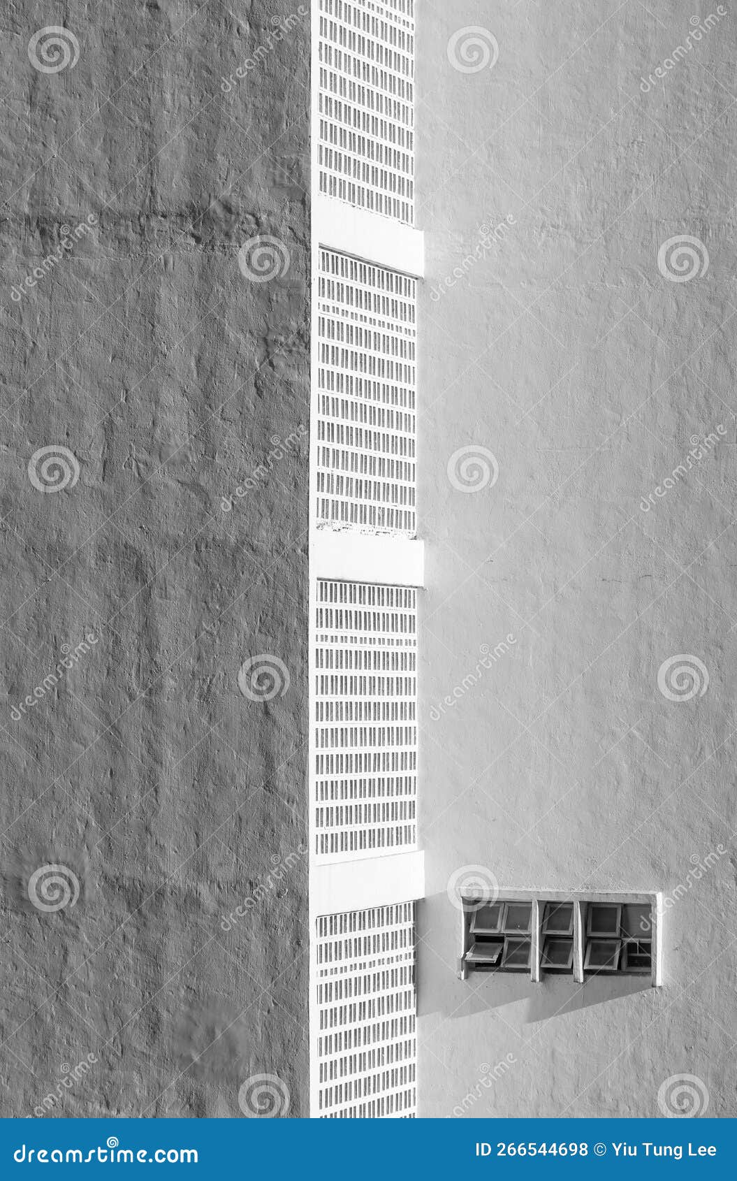 Window Ventilator on Exterior of Building. Architecture Abstract ...