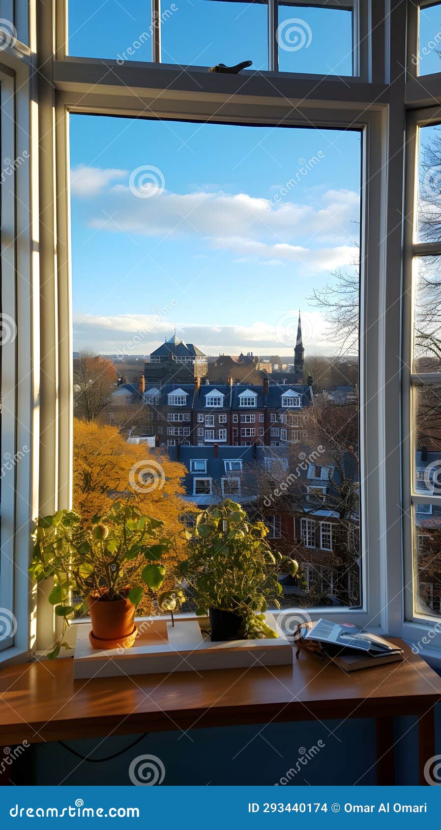 A Window with a View of a City.Window View from University Window ...