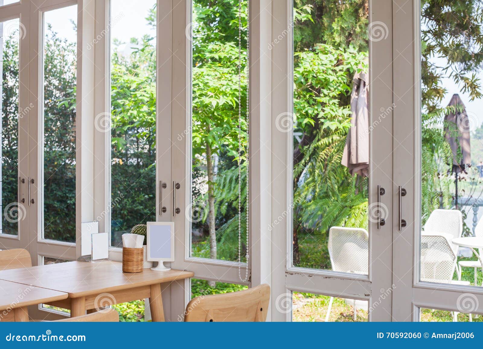 Window with a View of Garden Stock Photo - Image of garden, floor: 70592060