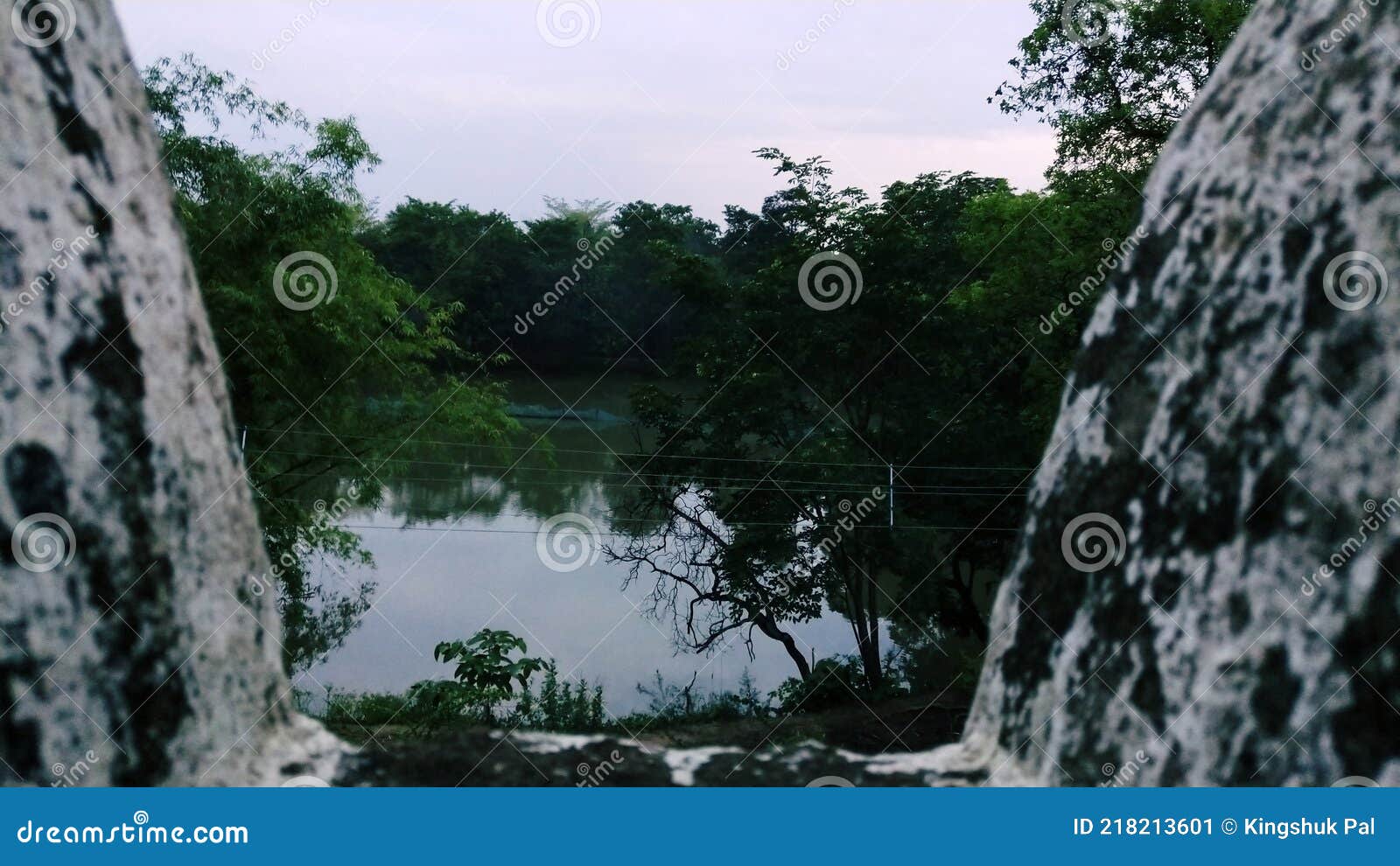 Window View Nature S with Landscape Background Stock Image - Image of ...
