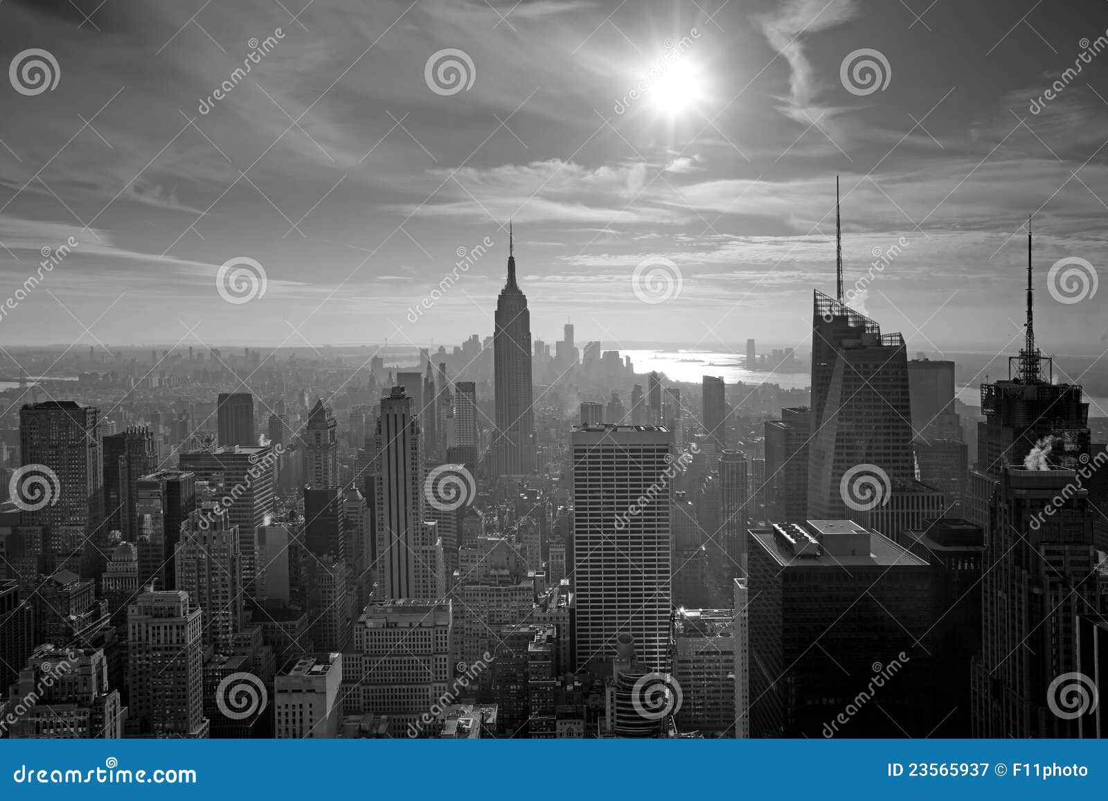 Window View of New York City Stock Image - Image of tourist, black ...
