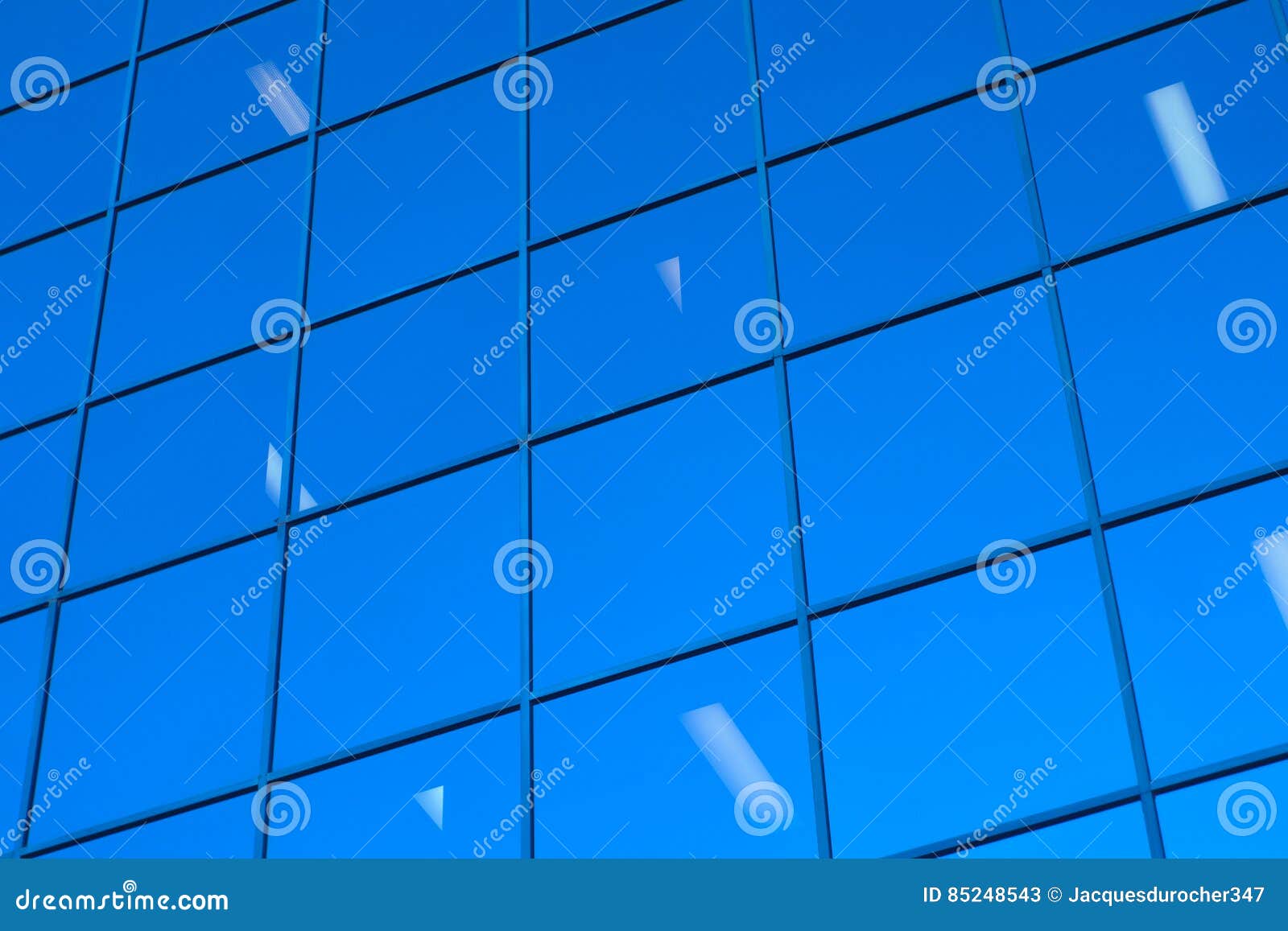 Window View Office Building Blue Glass Skyscraper Stock Image - Image ...