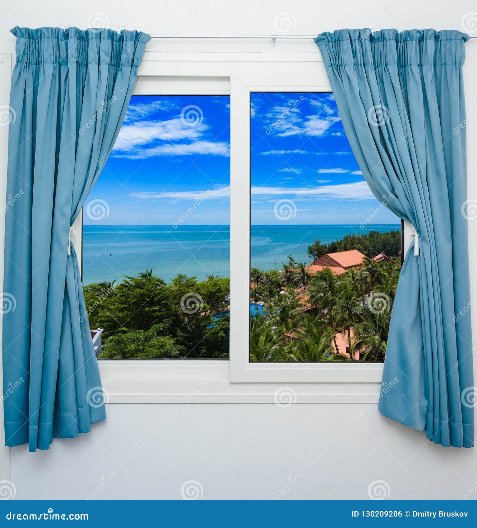 Window view resort tropics stock photo. Image of exotic - 130209206