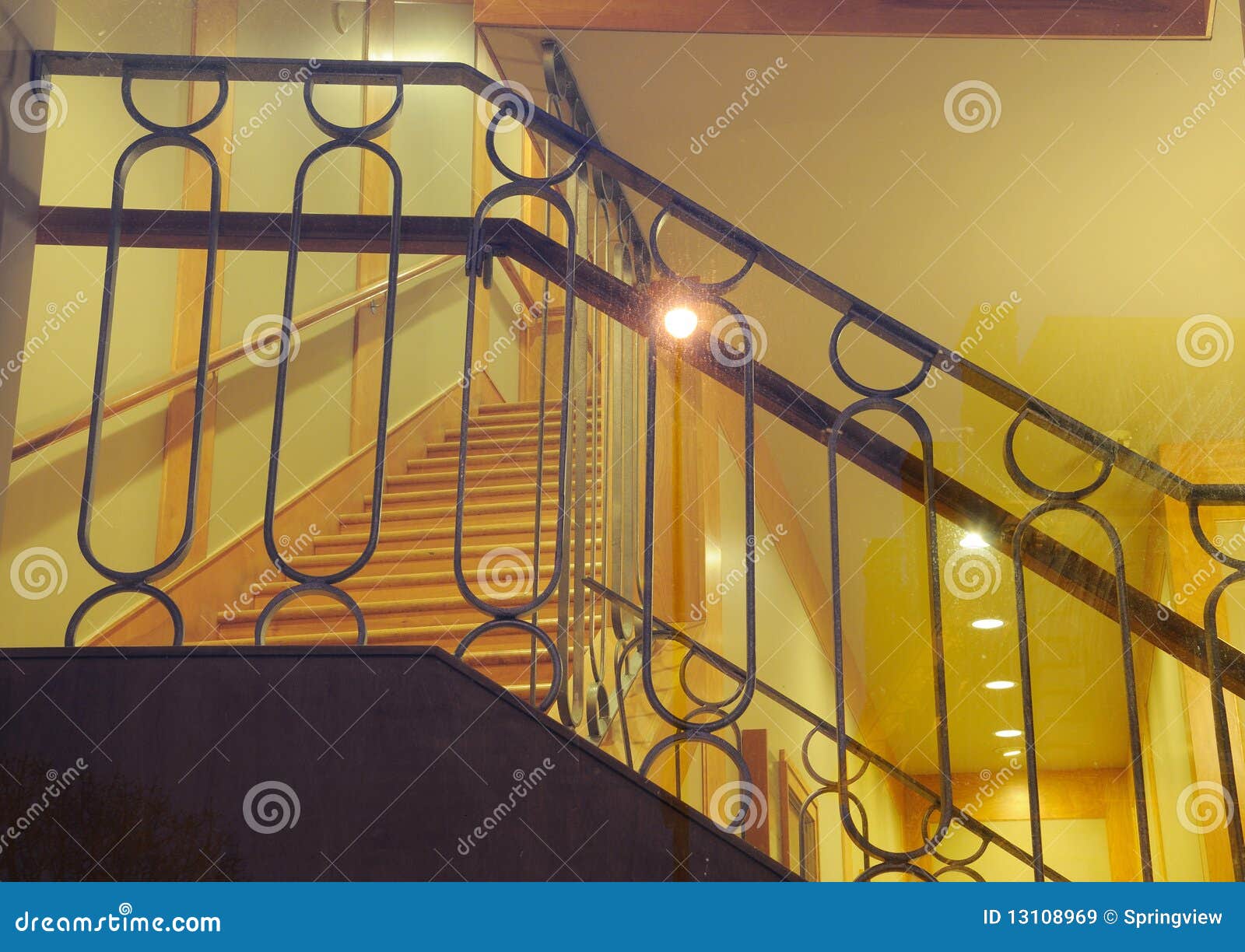 Window view of stairs stock image. Image of reflection - 13108969