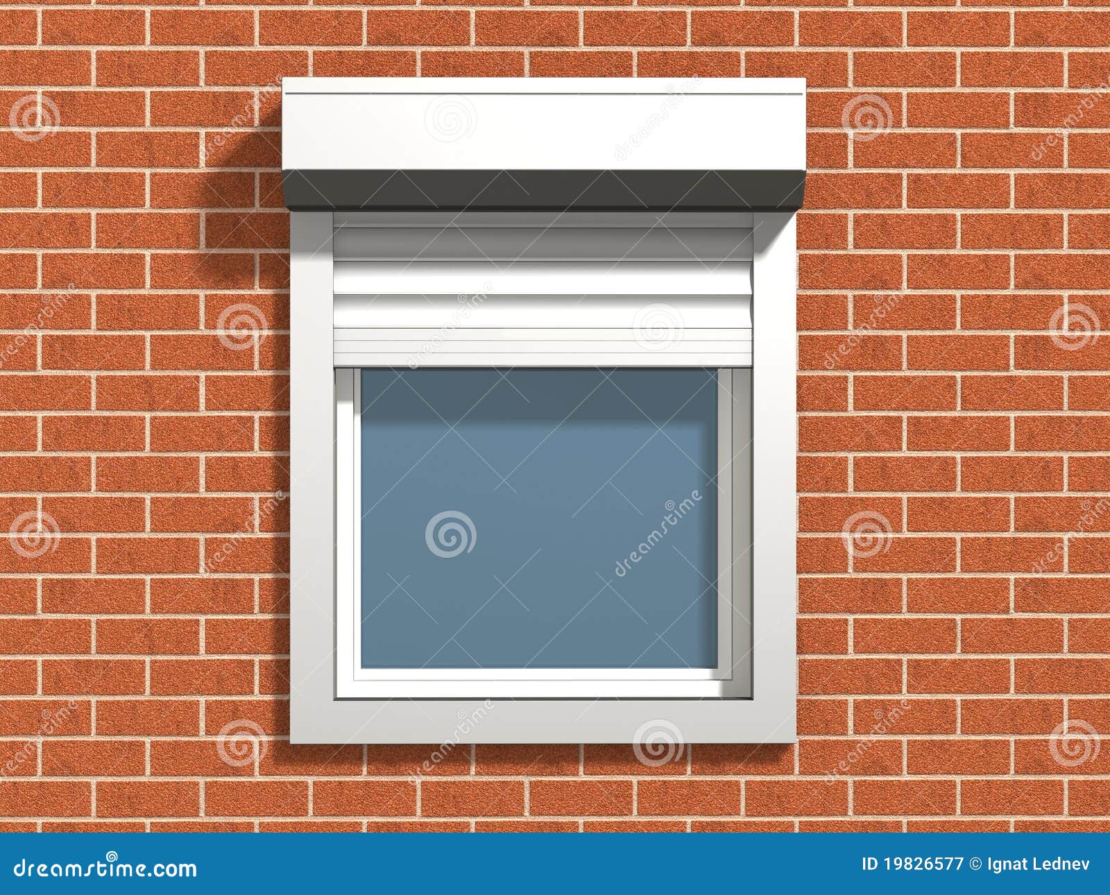 Window on the wall stock image. Image of architecture - 19826577