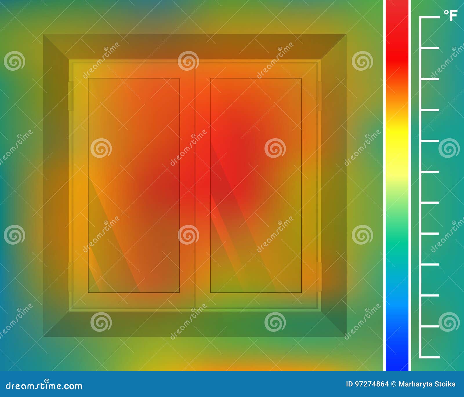 Thermographic Camera Color Palettes Vector | CartoonDealer.com #151529885