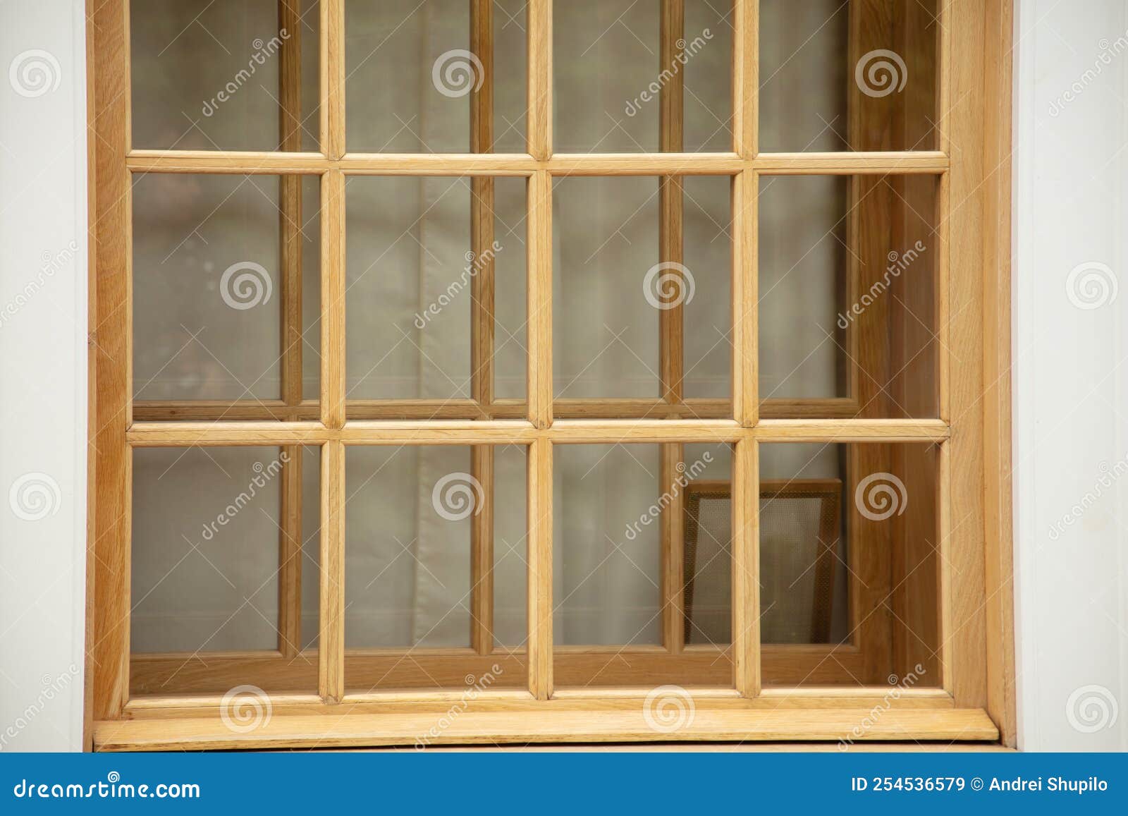 Window on the Wall in a Multi-storey Building. Stock Image - Image of ...
