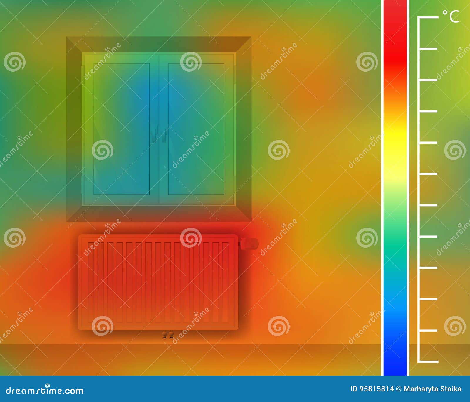Thermographic Camera Color Palettes Vector | CartoonDealer.com #151529885