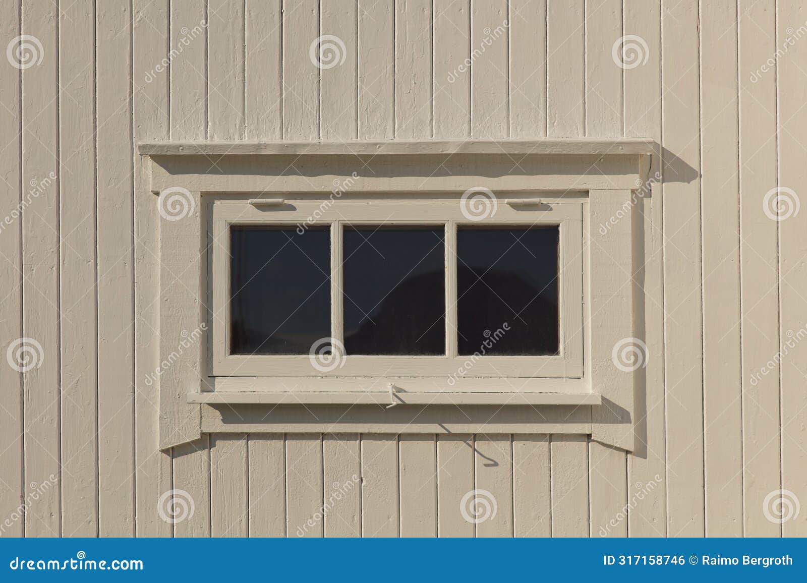 Window on wall. stock photo. Image of style, exterior - 317158746