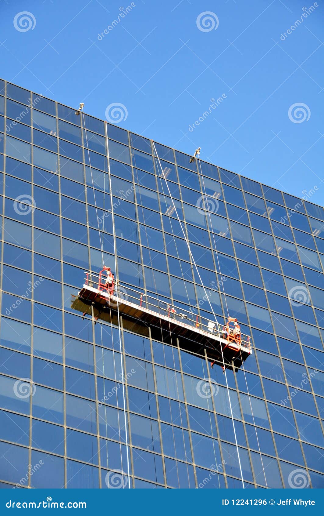 Window Washer stock photo. Image of male, life, clean - 12241296