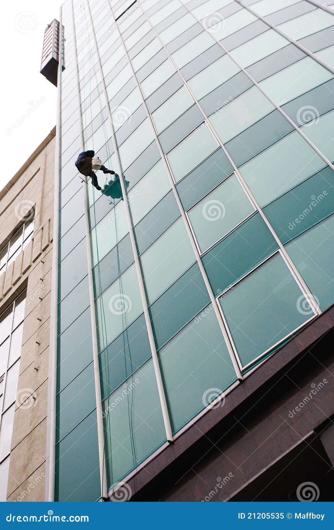 Window Washer stock image. Image of outdoors, high, cleaning - 21205535