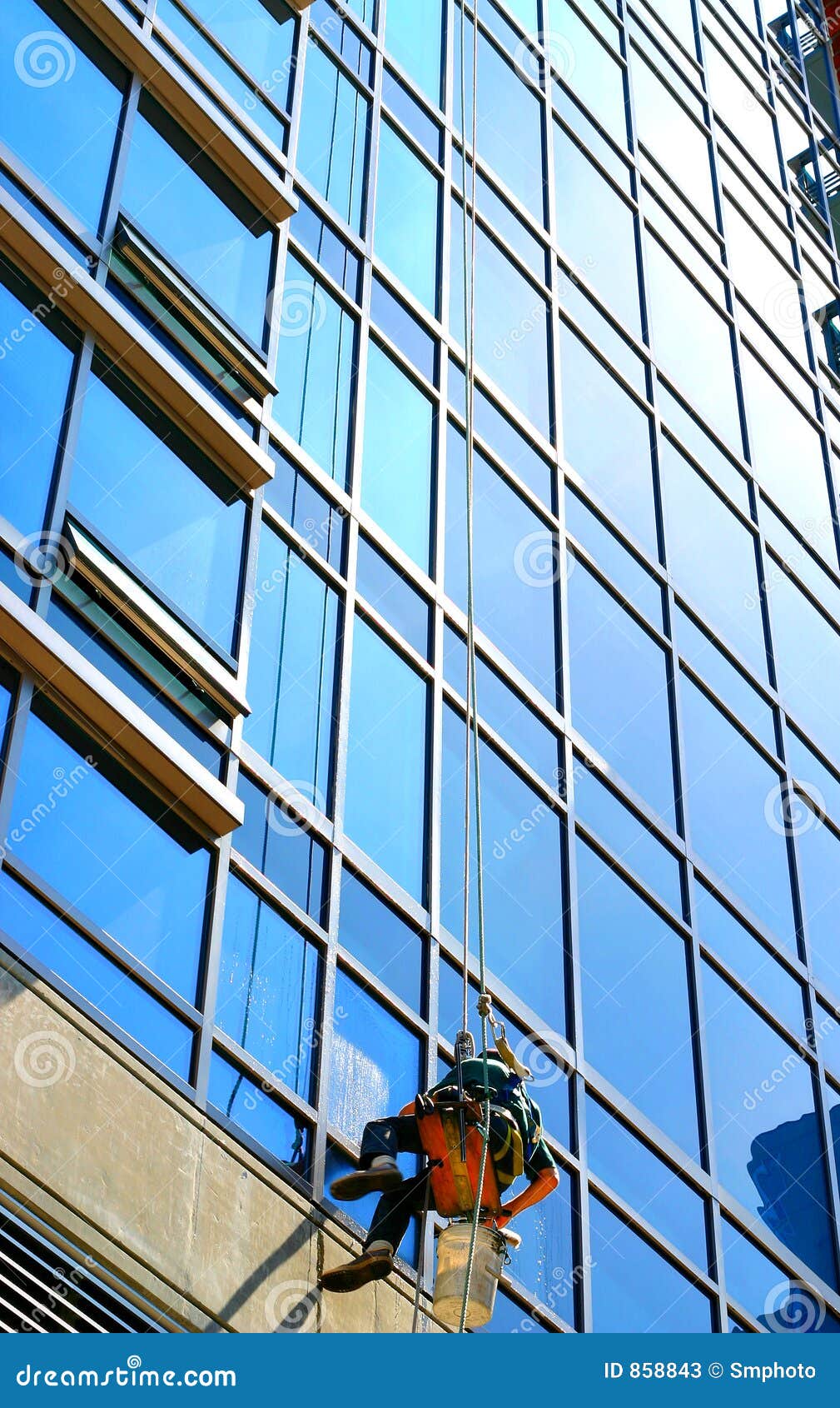 Window washer stock image. Image of washers, labour, office - 858843