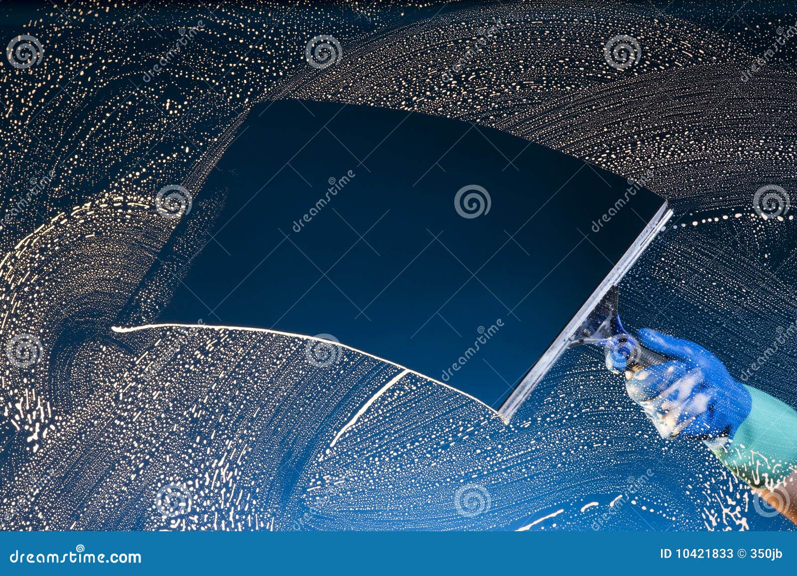 Window Washer Cleaning Glass Stock Image - Image of window, washer ...