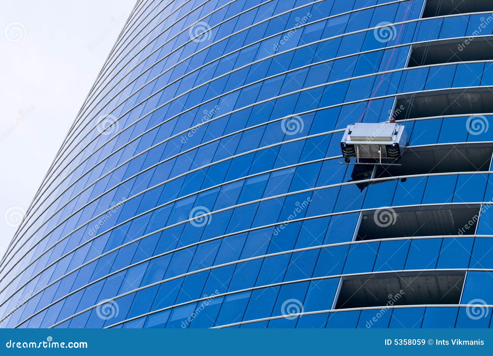 Window washer at work stock image. Image of height, people - 5358059