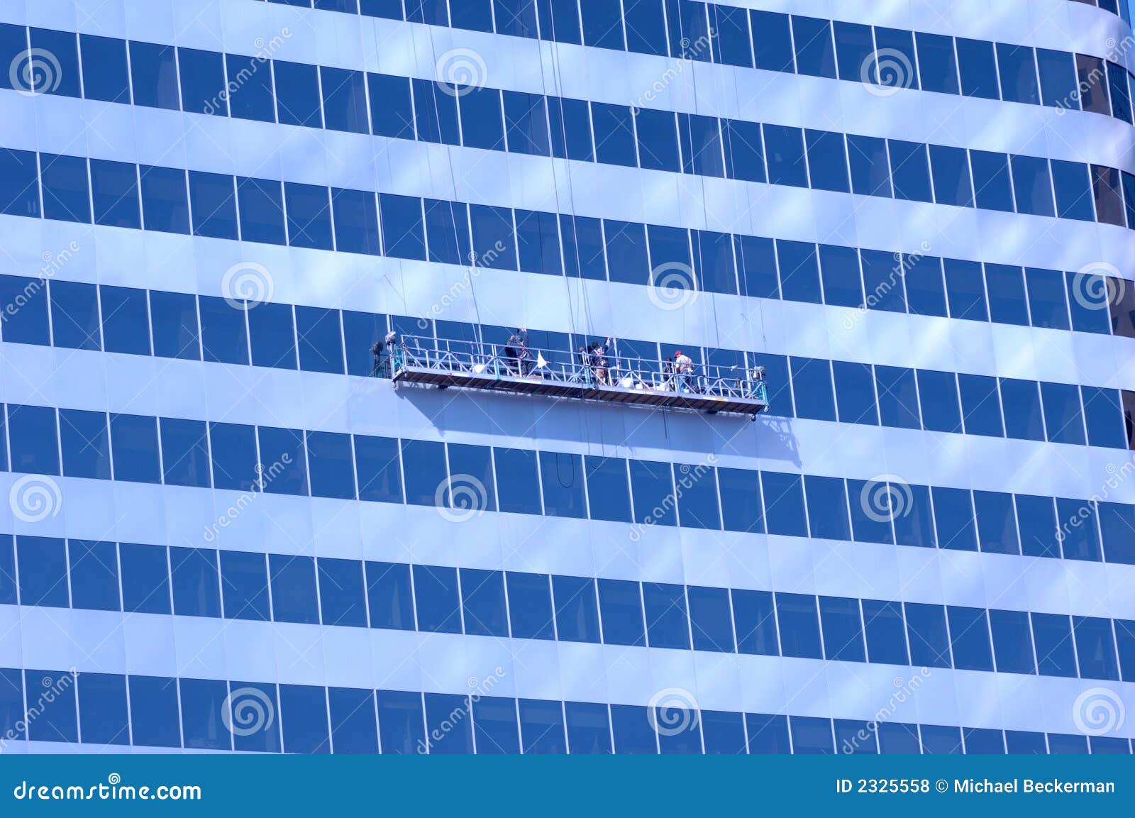 Window Washers 2 stock photo. Image of wash, danger, steel - 2325558