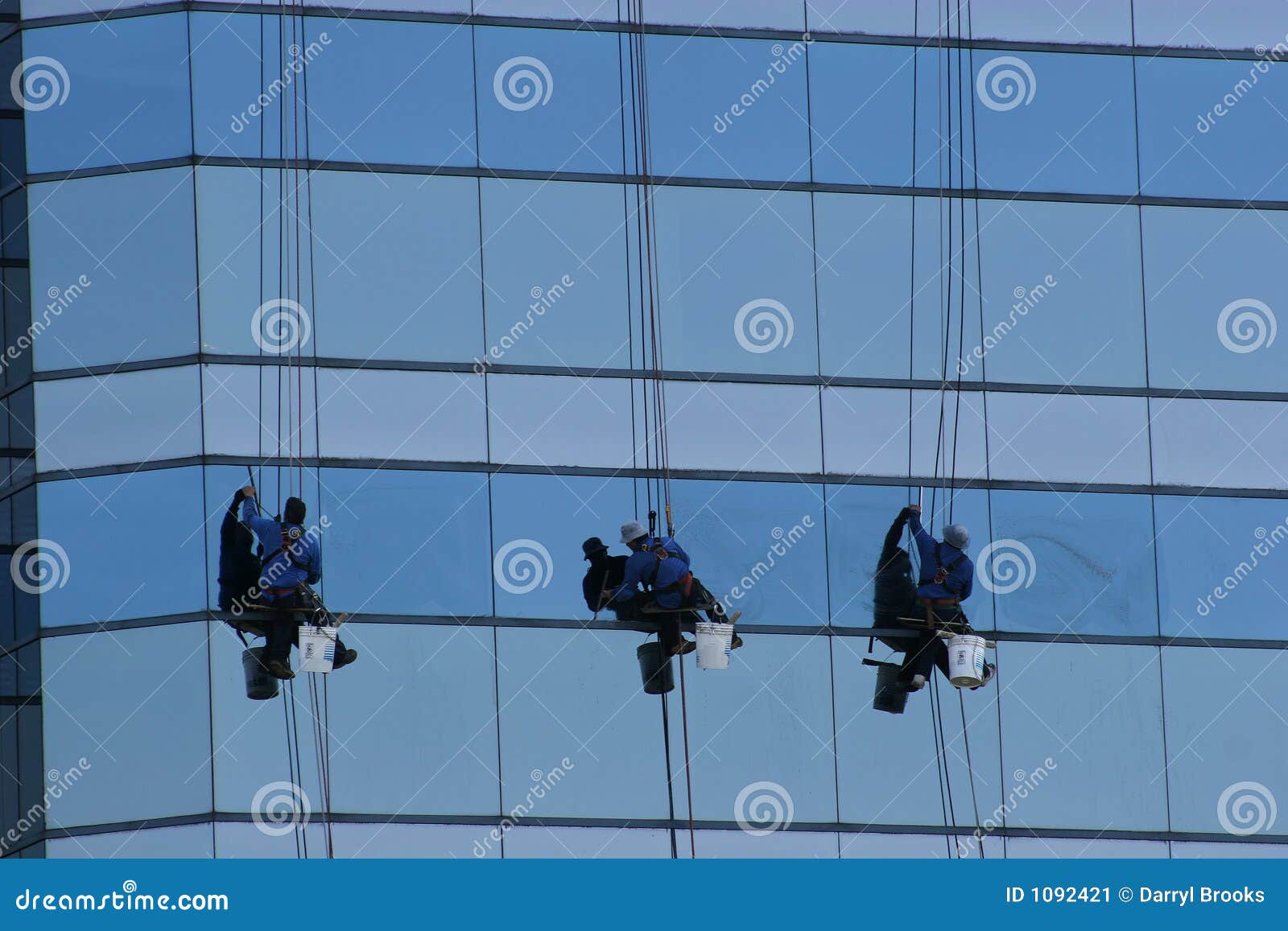 Window Washers 3 stock image. Image of cleaner, window - 1092421